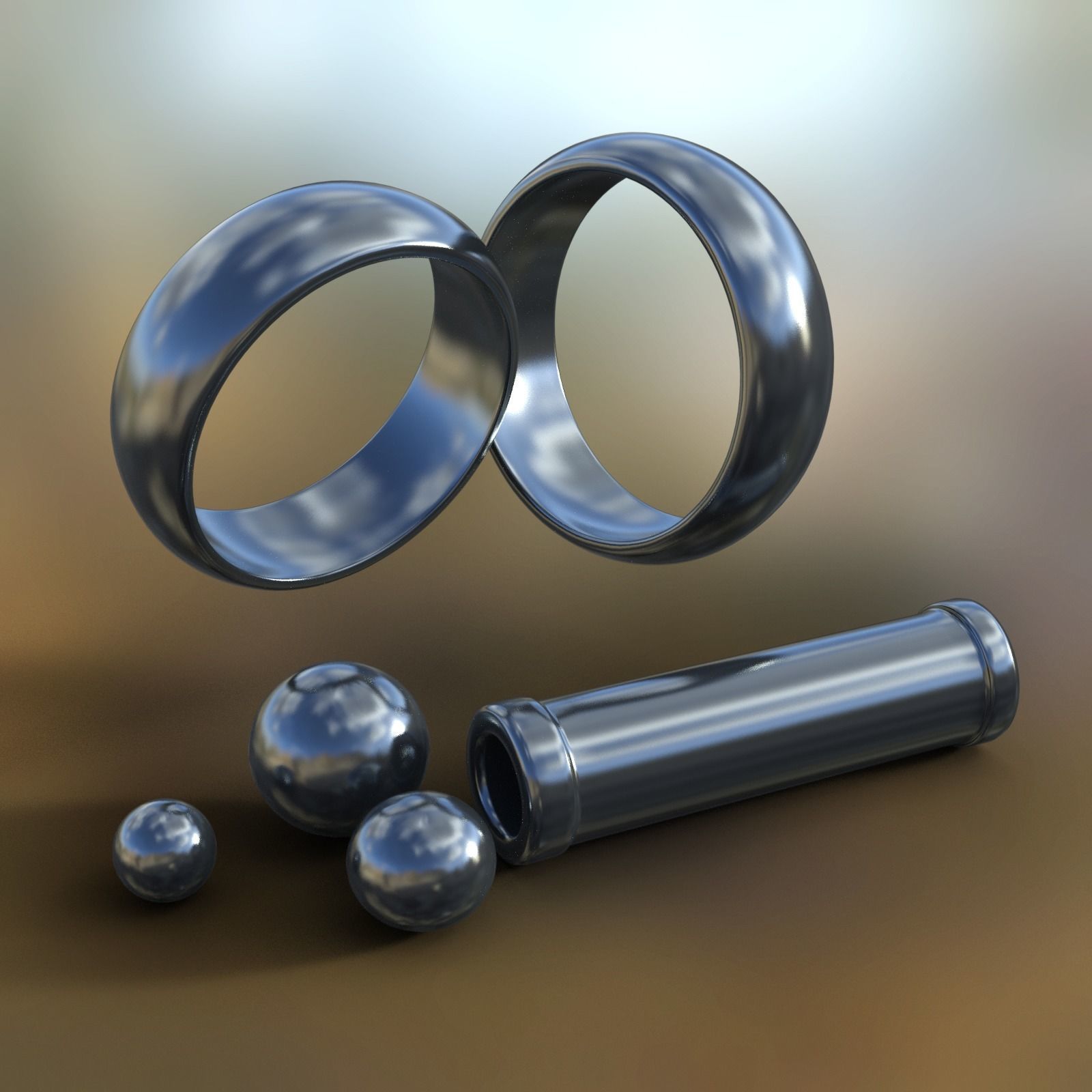 AMV Metal Shaders 3D model | CGTrader