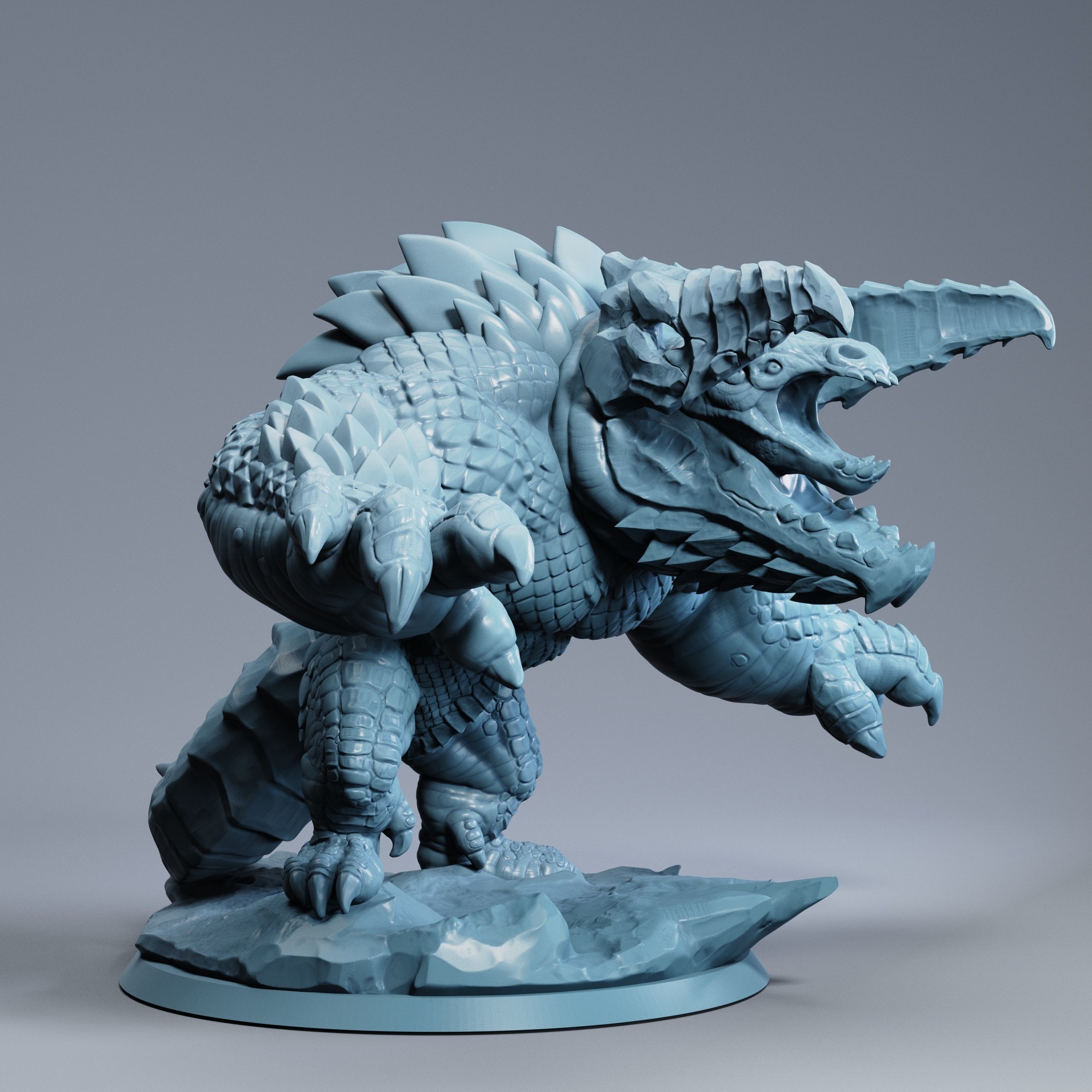 Kaiju Raiju 3D model 3D printable | CGTrader