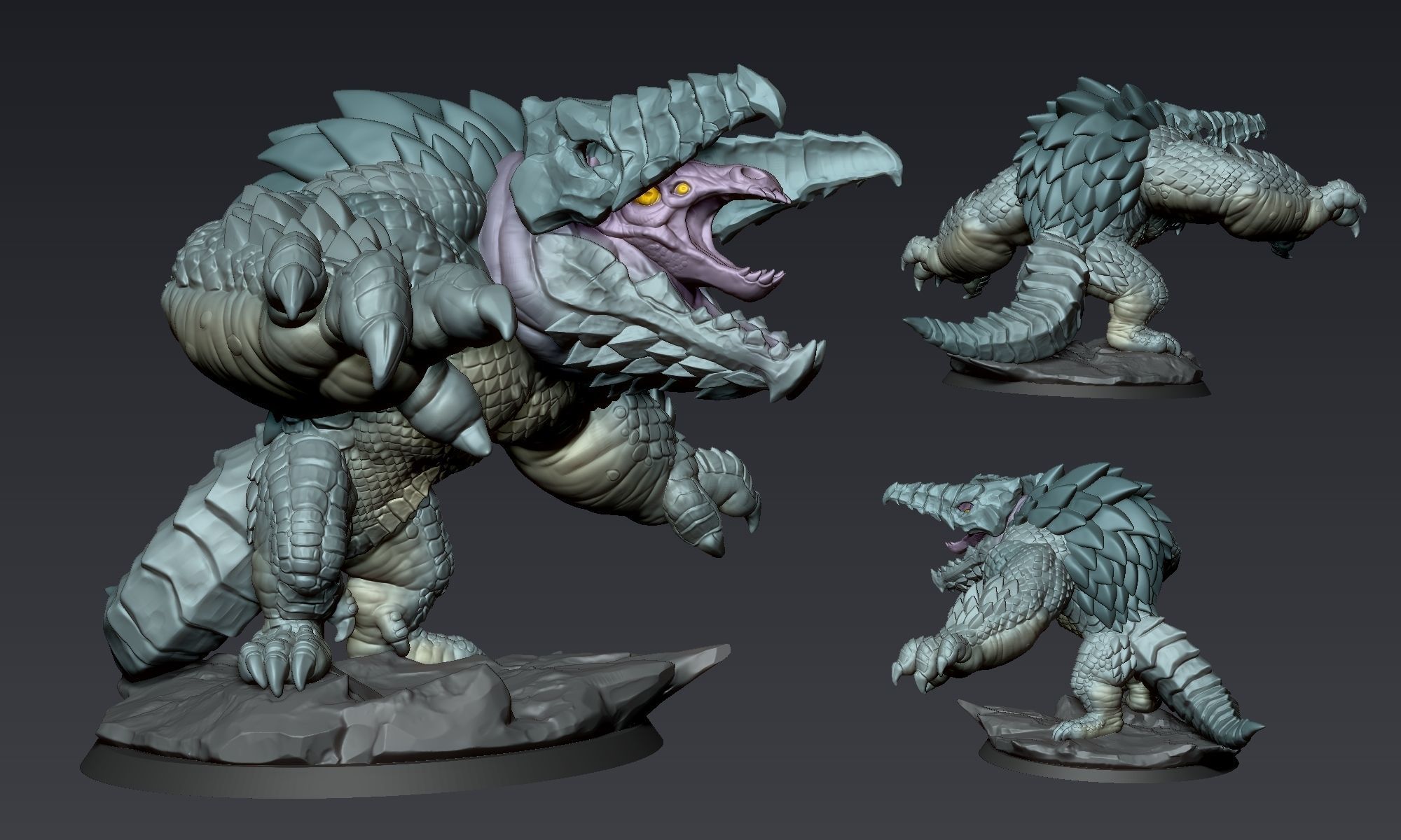 Kaiju Raiju 3D model 3D printable | CGTrader