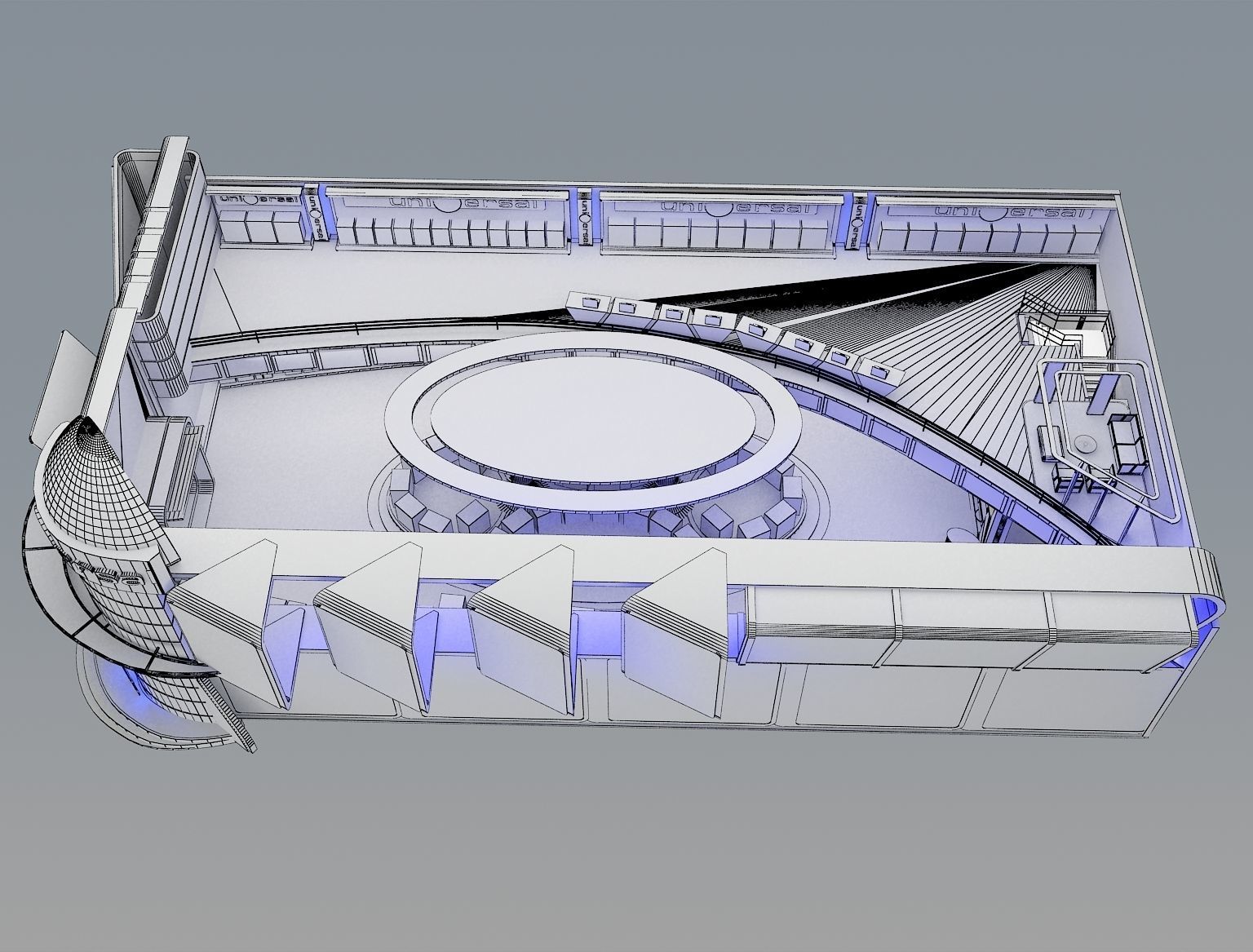 Fair Tent exhibition a368 3D model | CGTrader