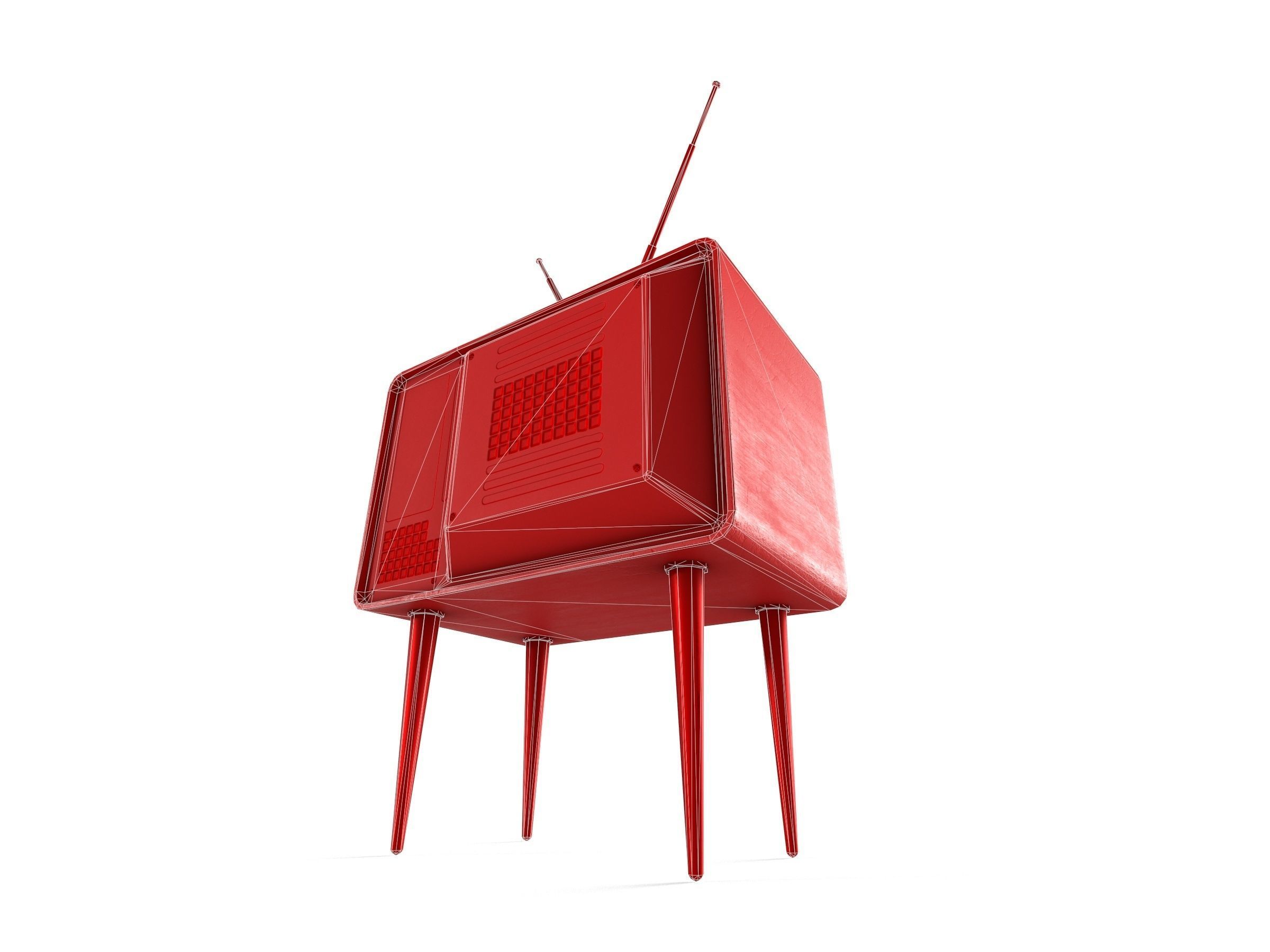 Old television game prop free VR / AR / low-poly 3D model | CGTrader