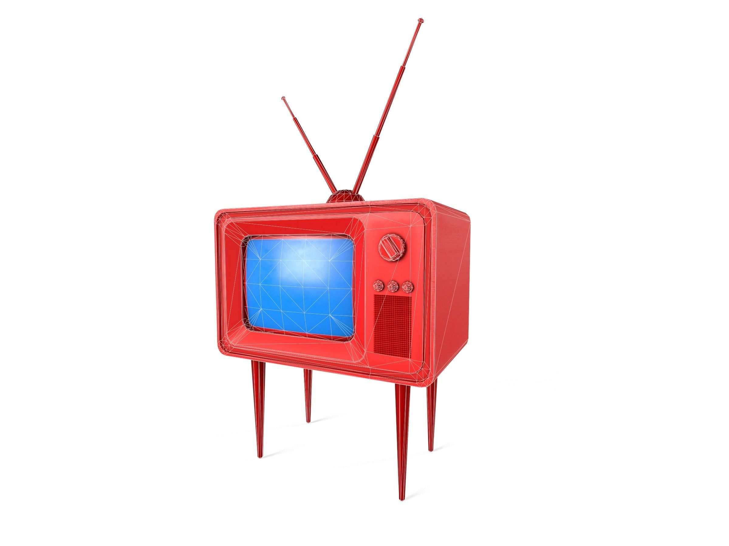 Old television game prop free VR / AR / low-poly 3D model | CGTrader