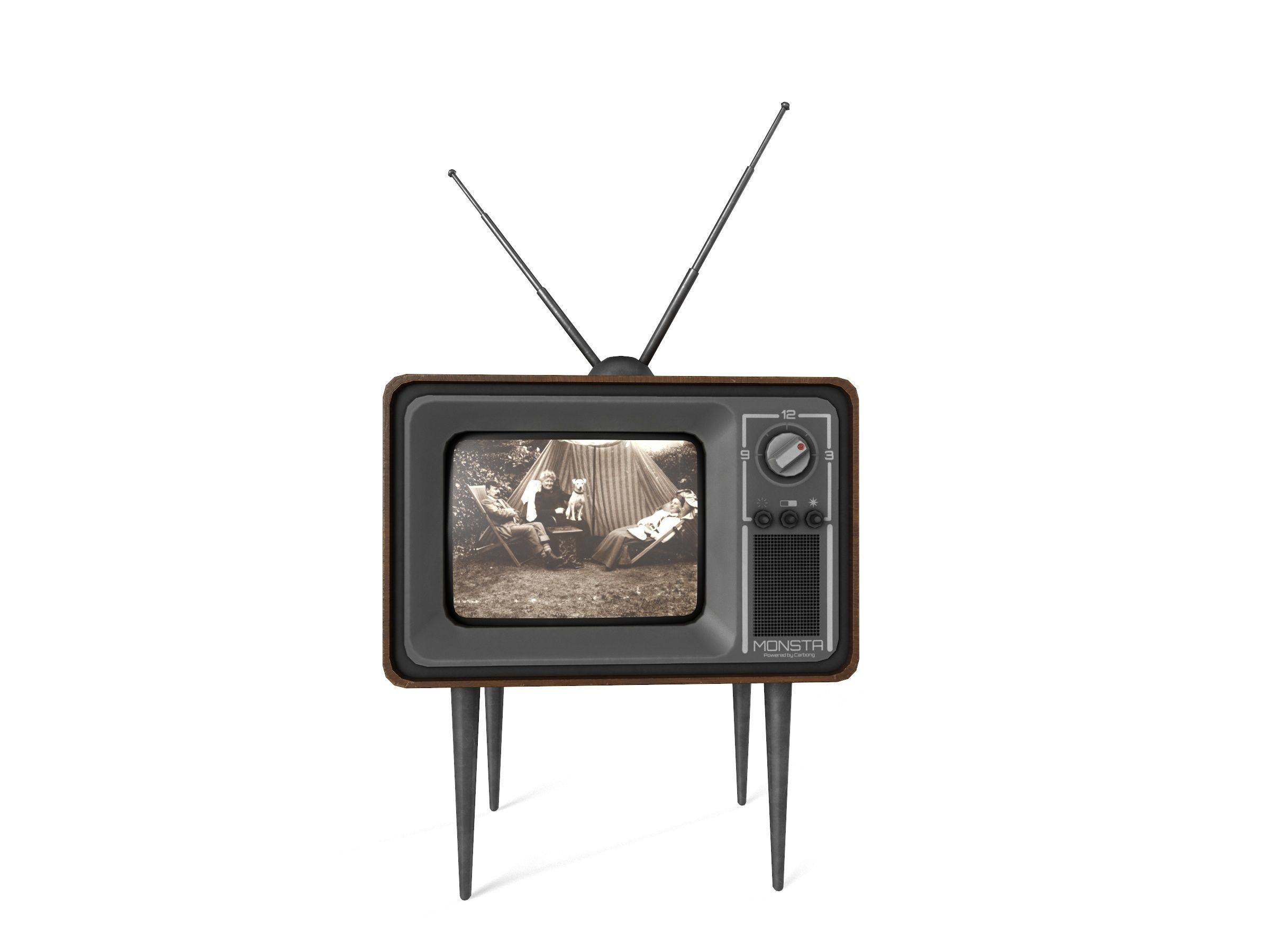 Old television game prop free VR / AR / low-poly 3D model | CGTrader