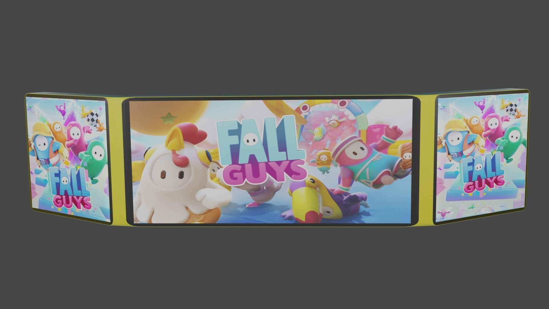 Fall Guys Screens free 3D model | CGTrader