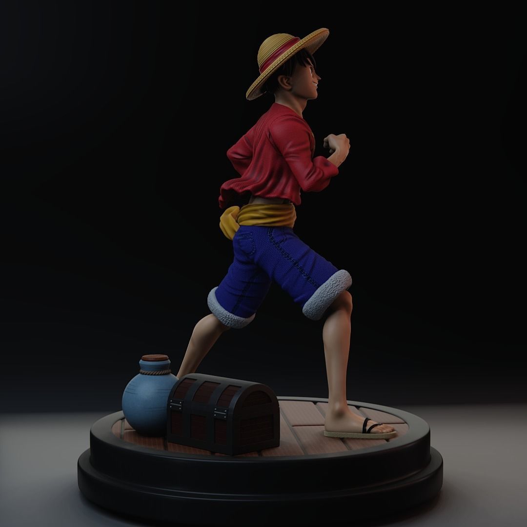 Luffy 3D model 3D printable | CGTrader