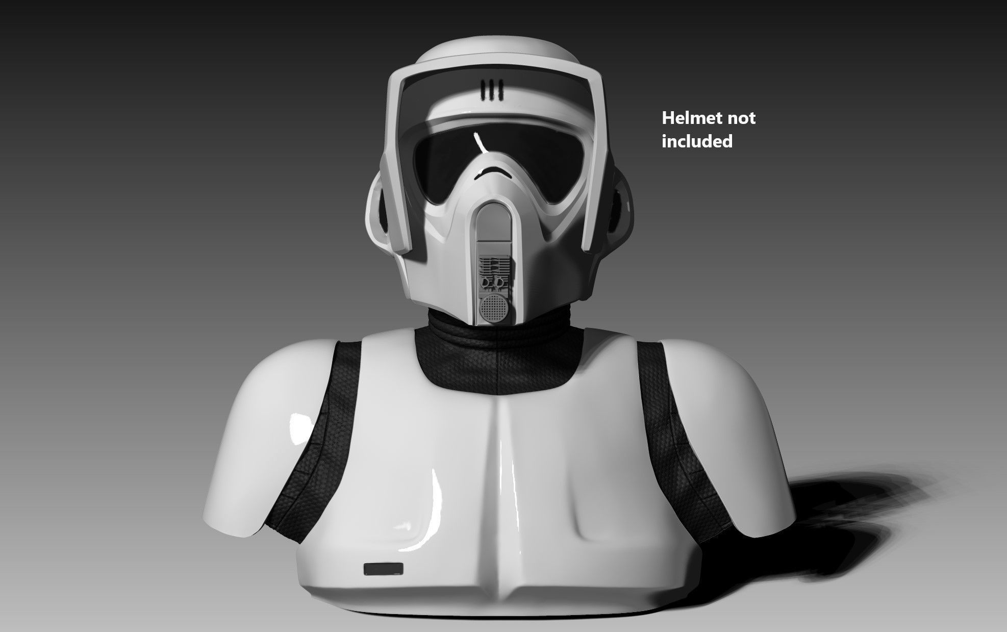 Scout Trooper Helmet Stand 3D model 3D printable | CGTrader