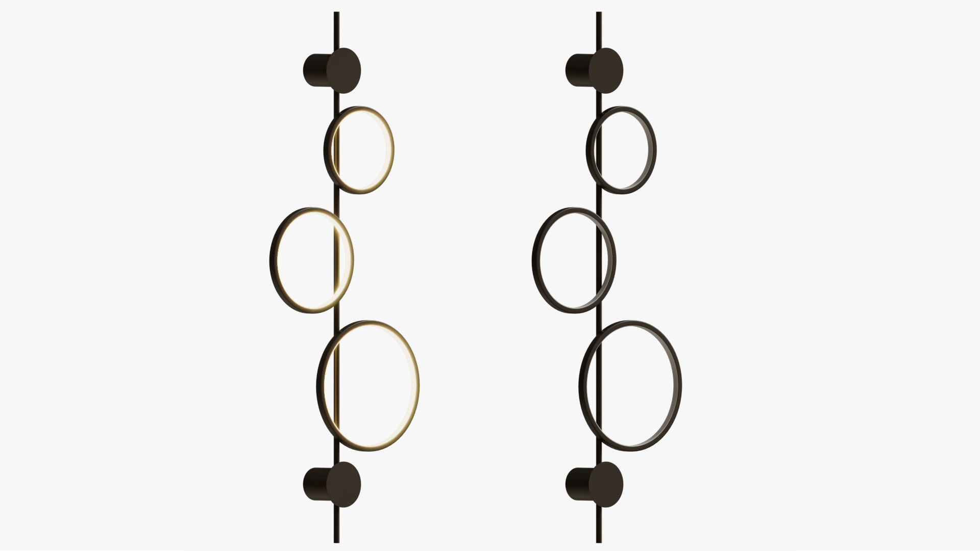 Modern simple wall lamp 3D model | CGTrader