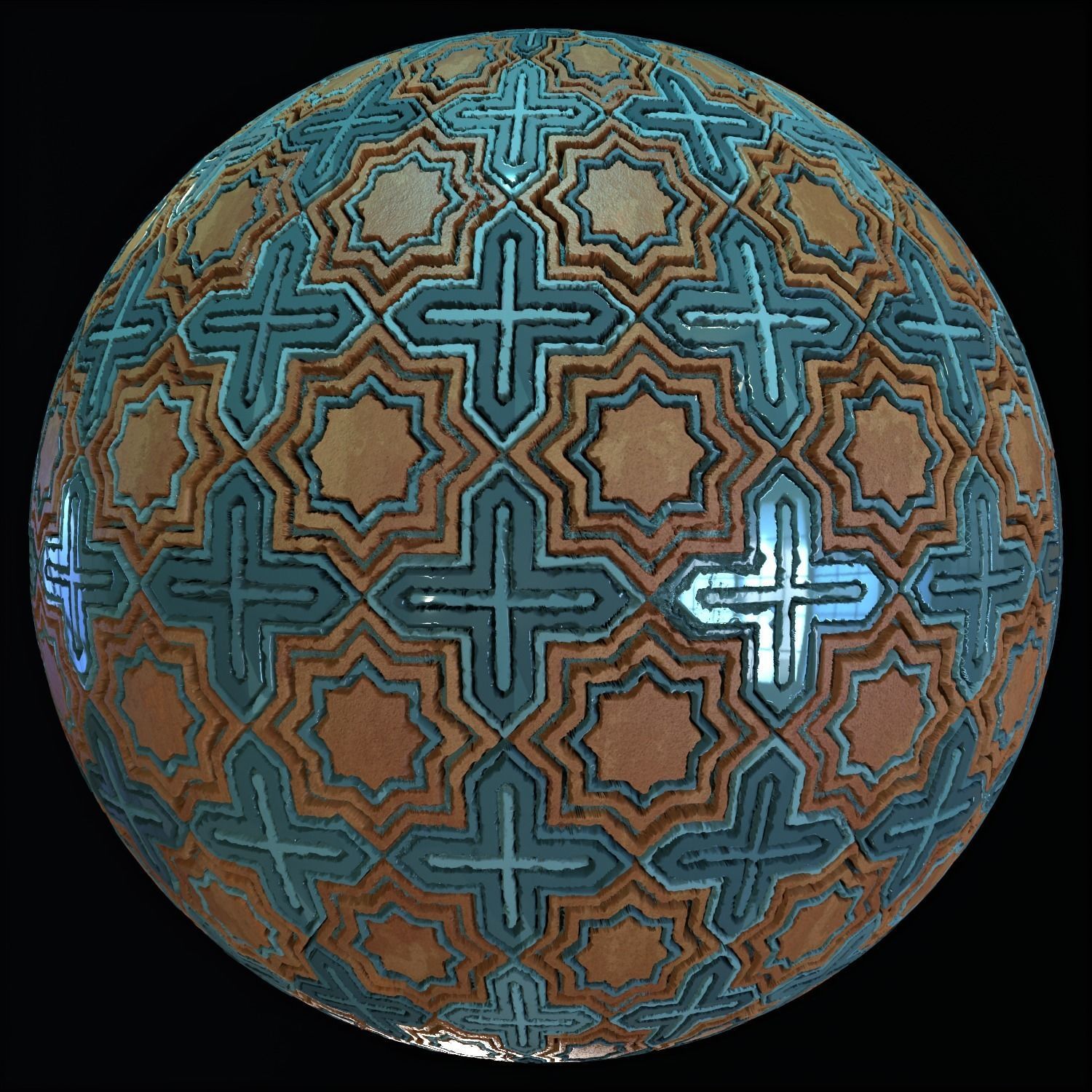 Tile persian Texture | CGTrader