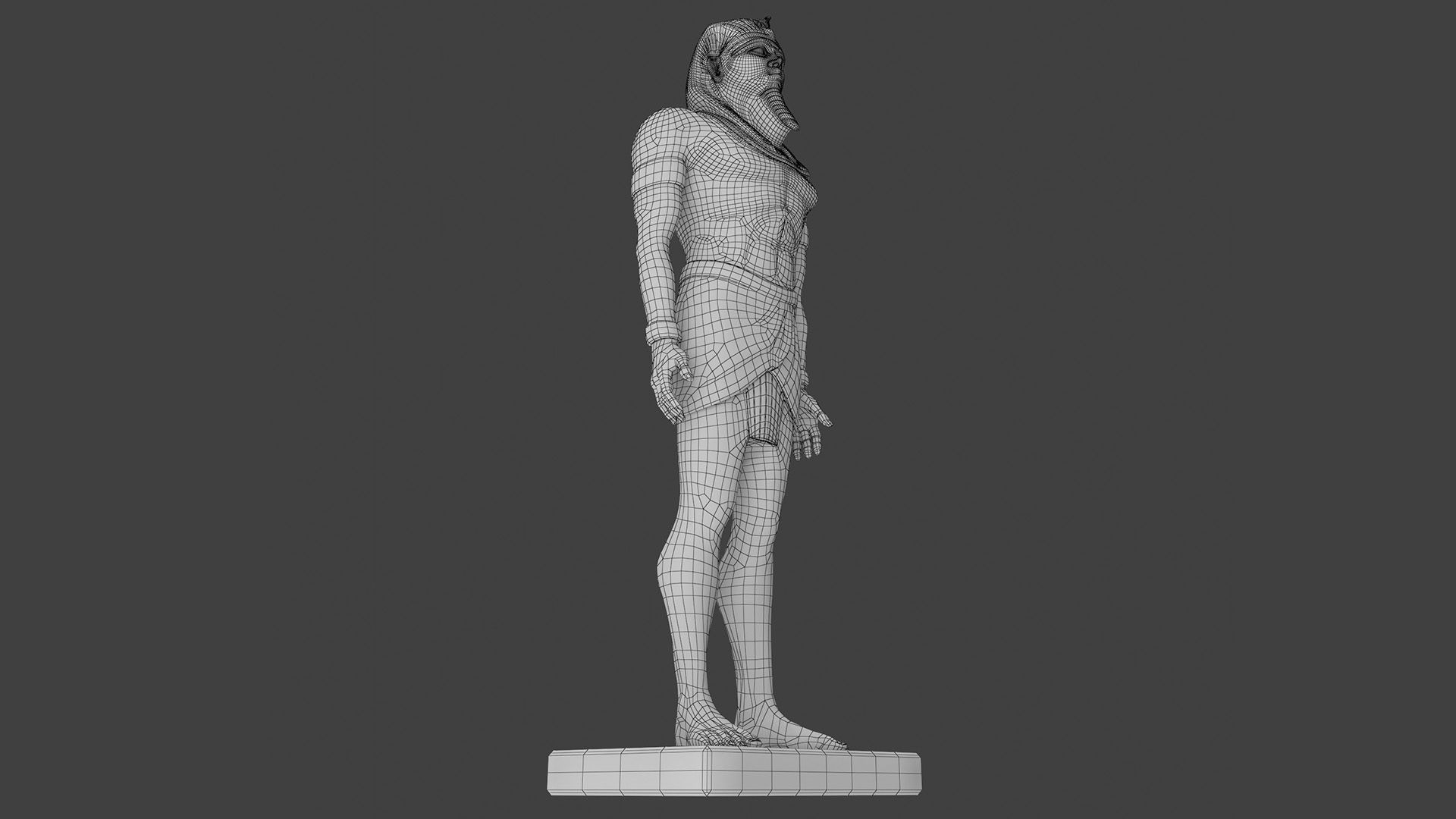 Statue of Khufu 3D model | CGTrader