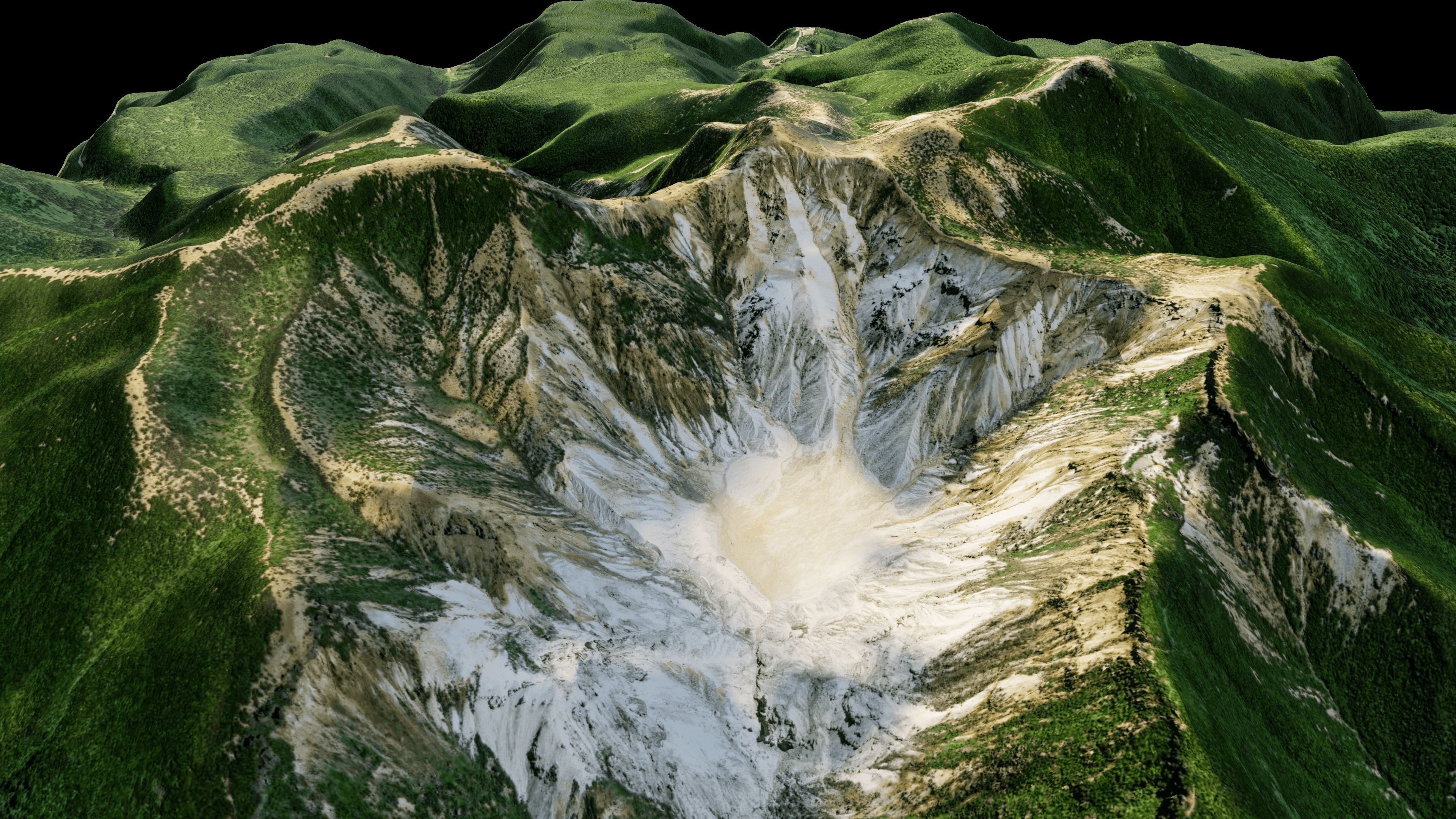 Mount Adatara 3d model terrain 3D model | CGTrader
