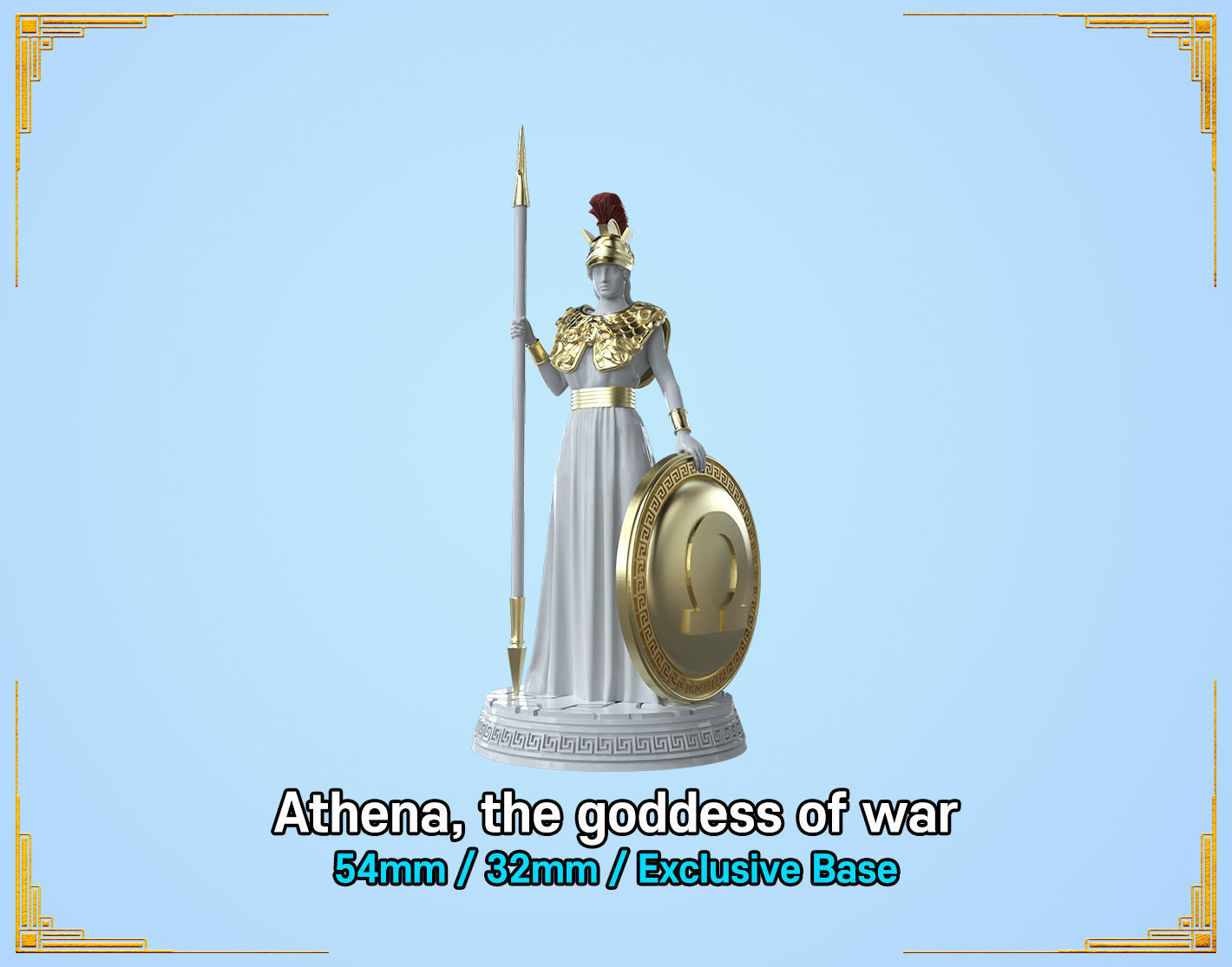 Athena the goddess of war 3D model 3D printable | CGTrader