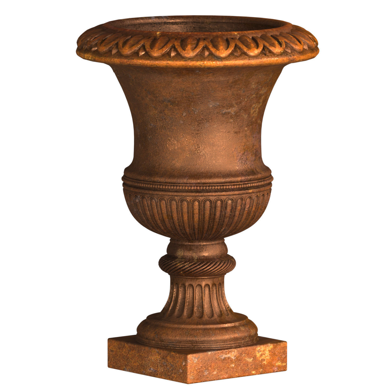 Classical vase for decorating the facade Flowerpot 3D model | CGTrader