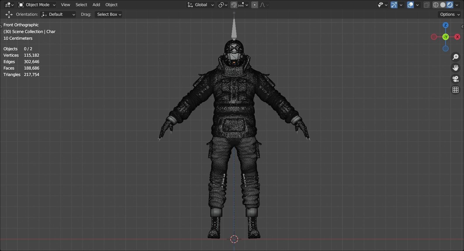 3D model Cyber Tech Wear Character - Futuristic Cyberpunk 3D Model VR ...