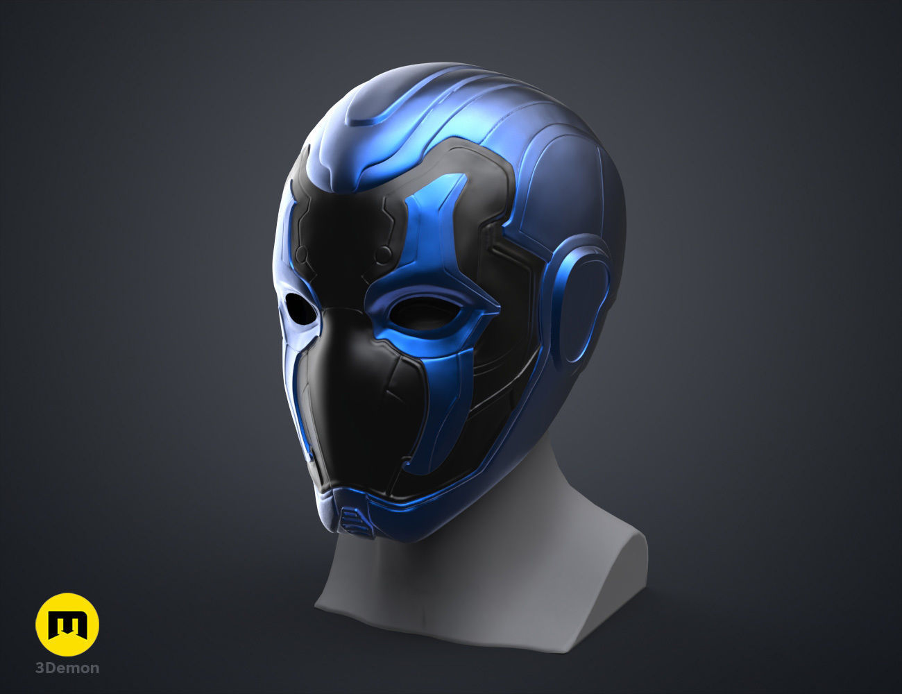 Blue Beetle Wearable Helmet 3D model 3D printable | CGTrader