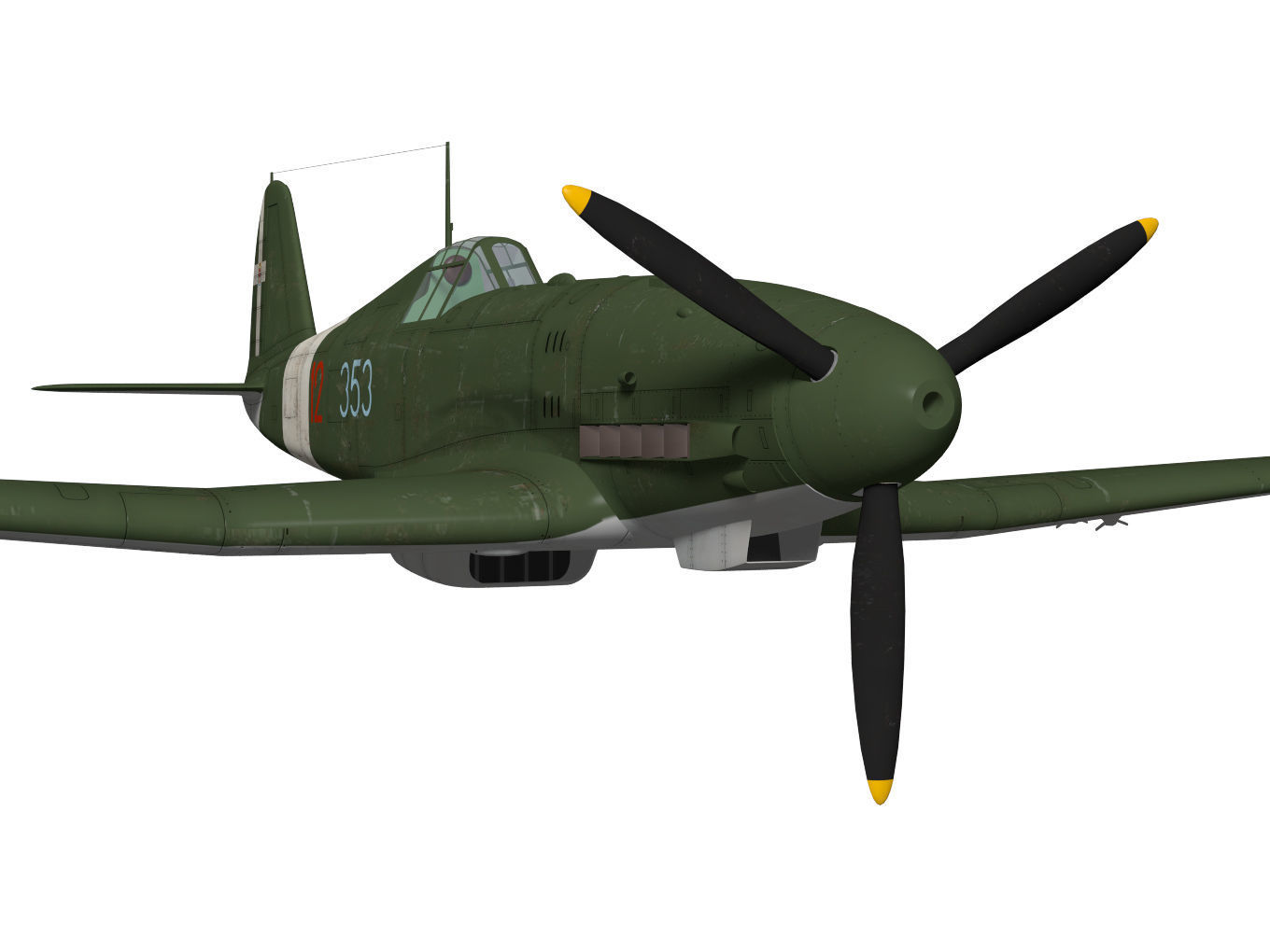 Fiat G55 Centauro Serie0 3D model | CGTrader