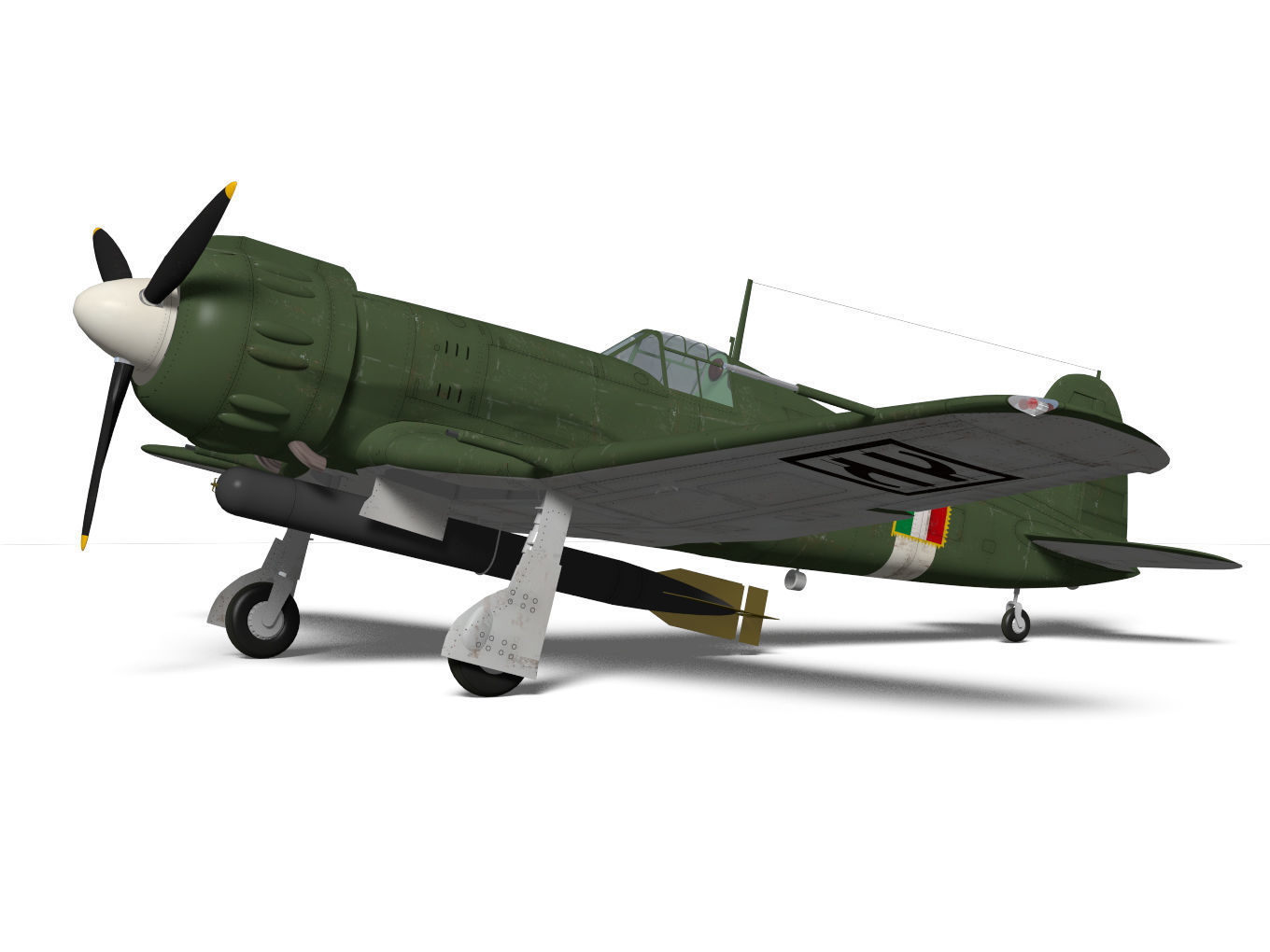 Fiat G57 3D model | CGTrader