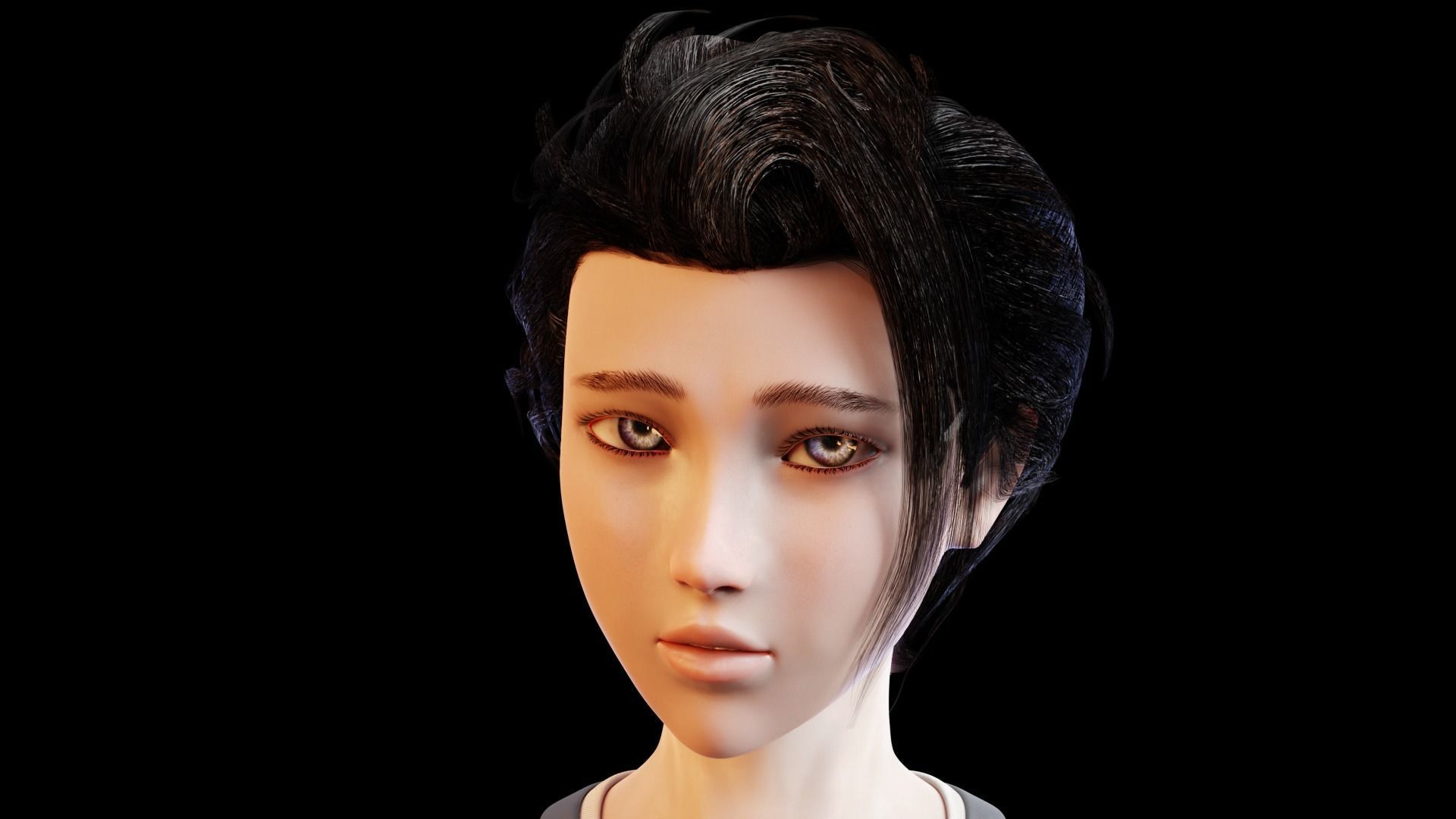 3D model Action Adventurer - Rigged Female Character for Blender VR ...