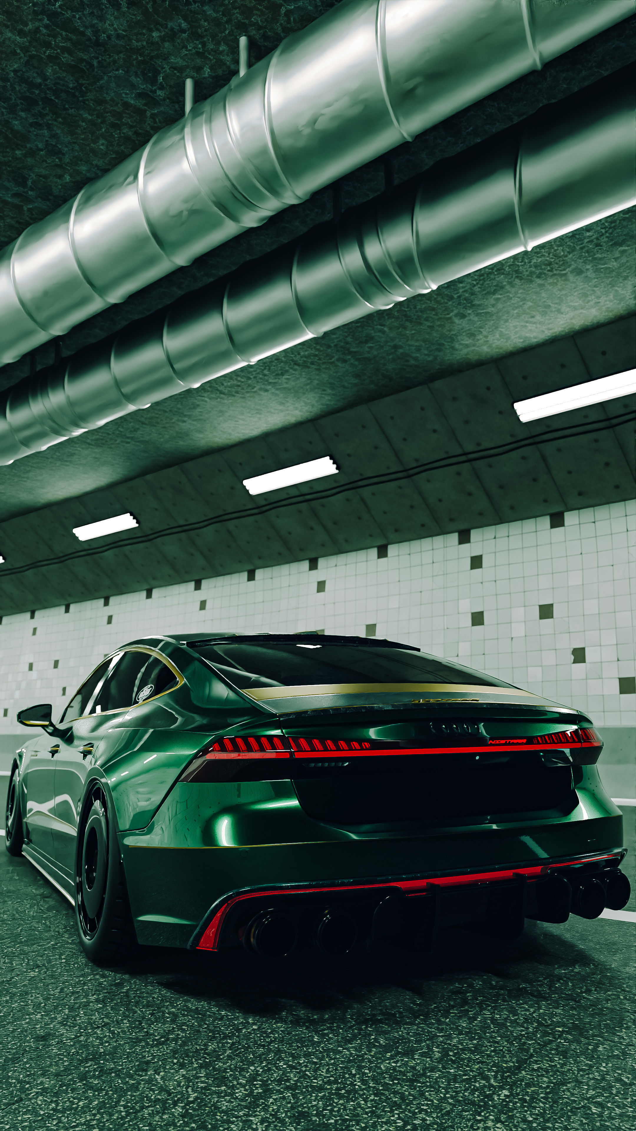 Audi A7 custom body kit 3D model | CGTrader