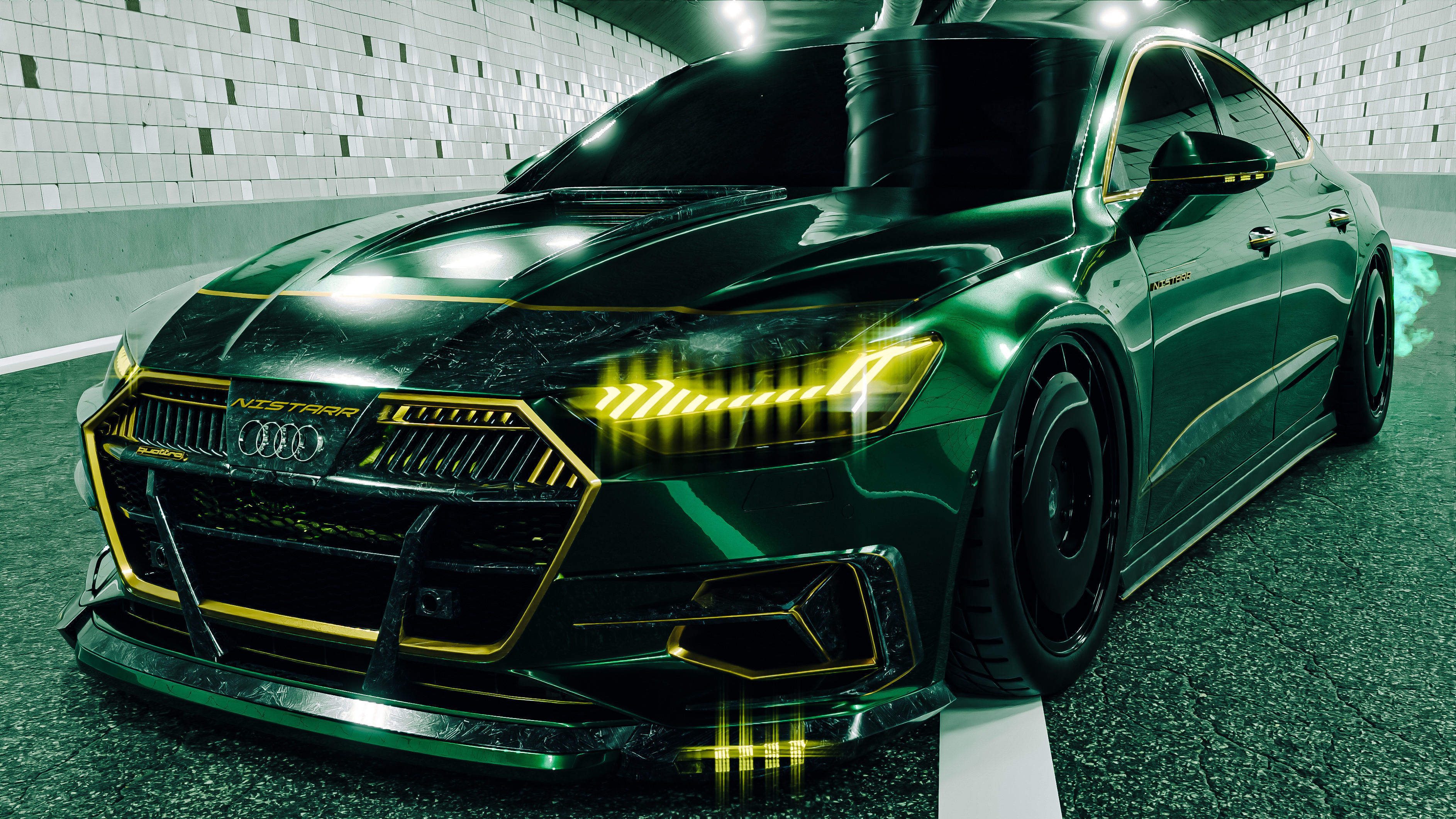 Audi A7 custom body kit 3D model | CGTrader