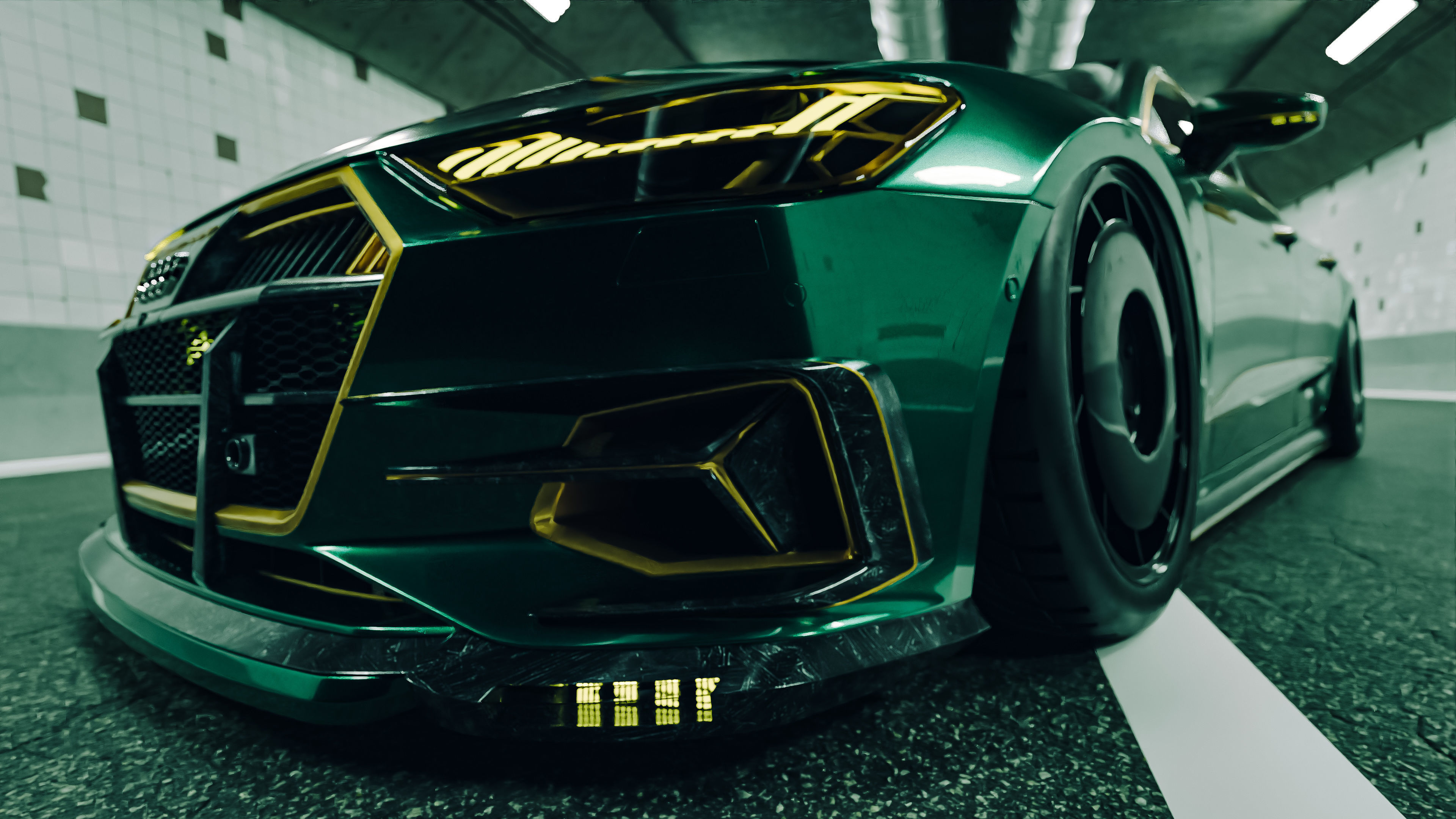 Audi A7 custom body kit 3D model | CGTrader