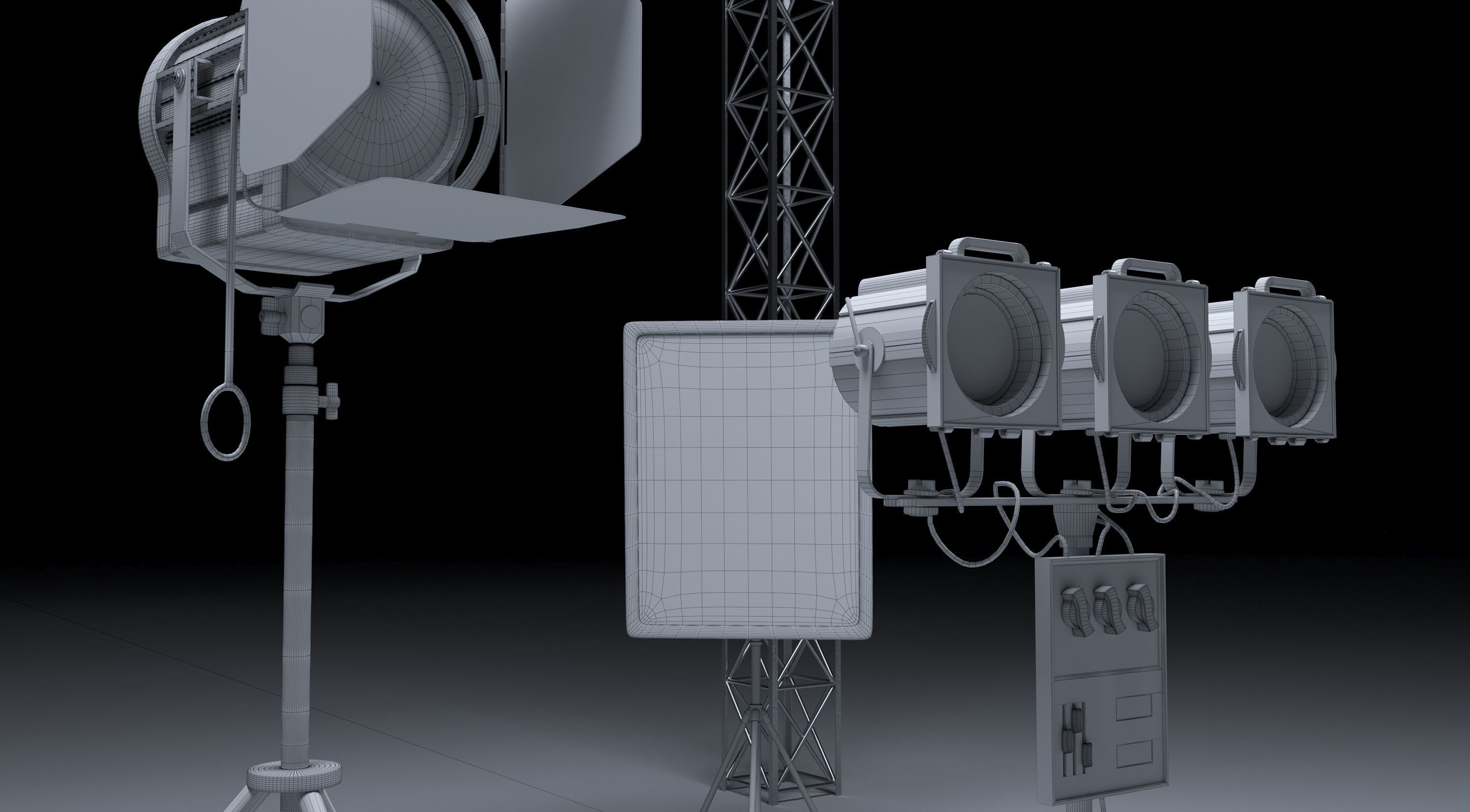 Lighting for photo studios 3D model | CGTrader