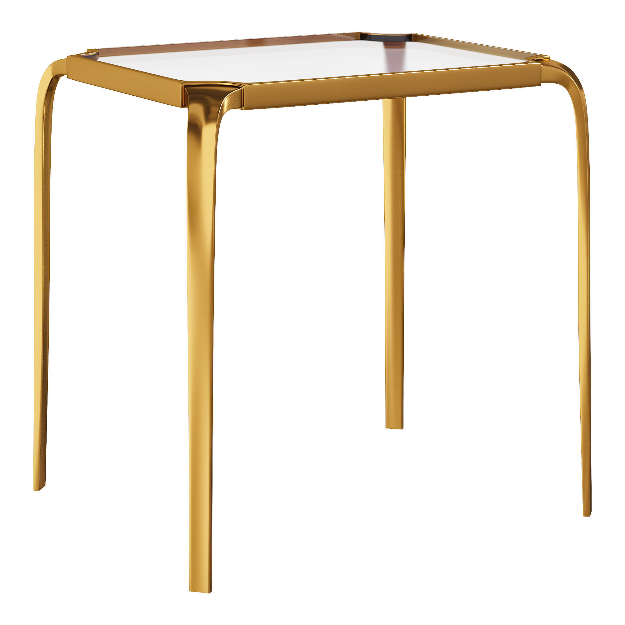 LOTUS SIDE TABLE by Bakerfurniture 3D model | CGTrader