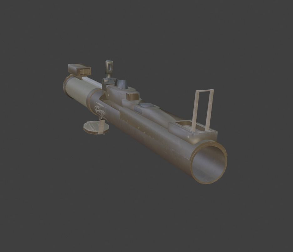 3D model weapon law m72 VR / AR / low-poly | CGTrader