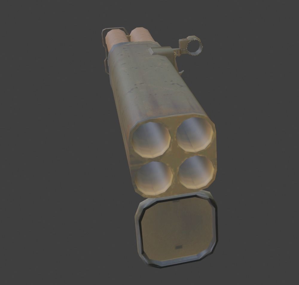3D model m202 rocket VR / AR / low-poly | CGTrader