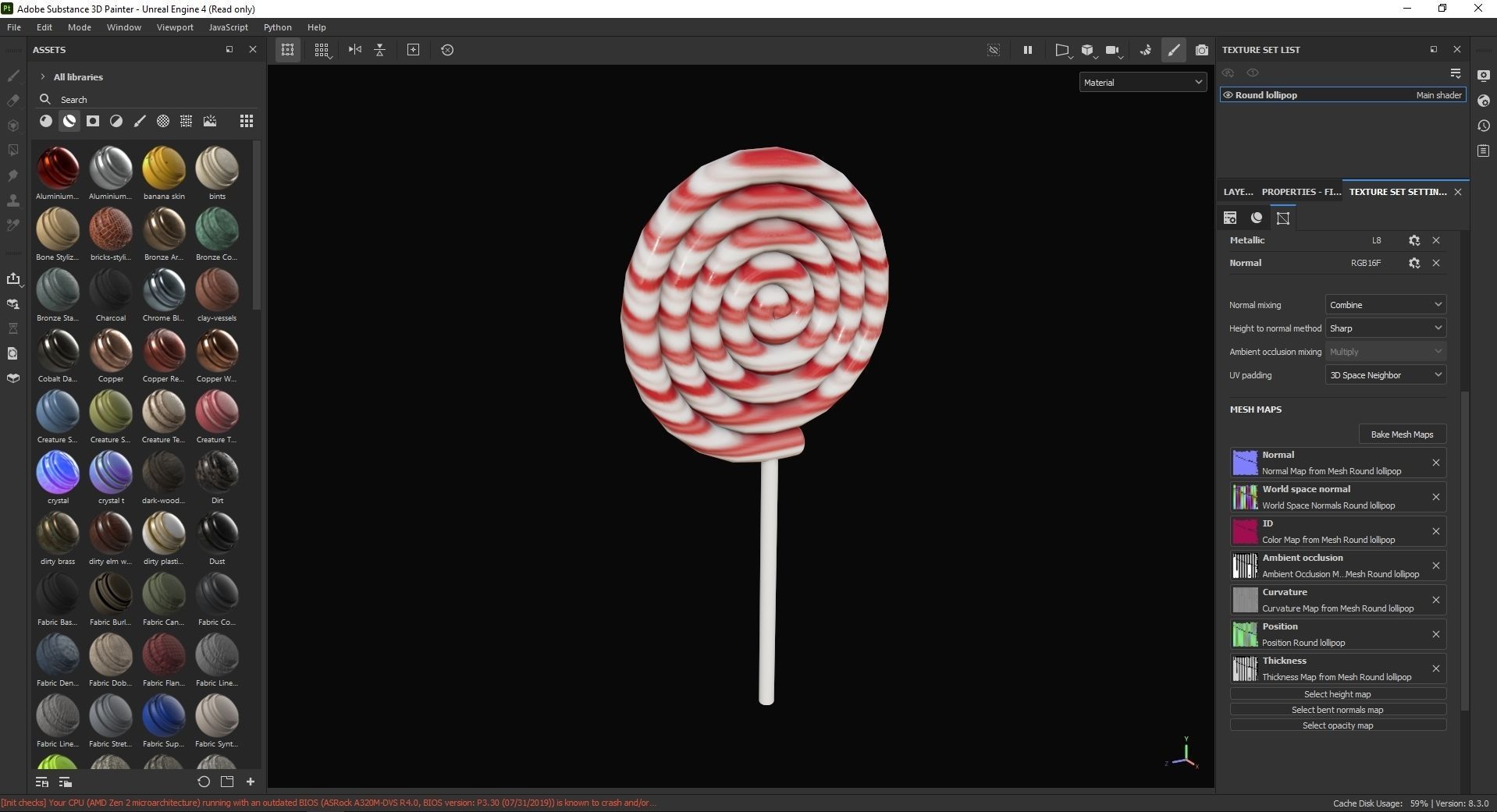 3D model Round lollipop 3D Model VR / AR / low-poly | CGTrader
