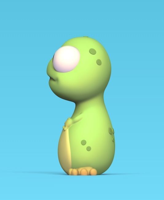 Stylized Cartoon Frog 3D model 3D printable | CGTrader