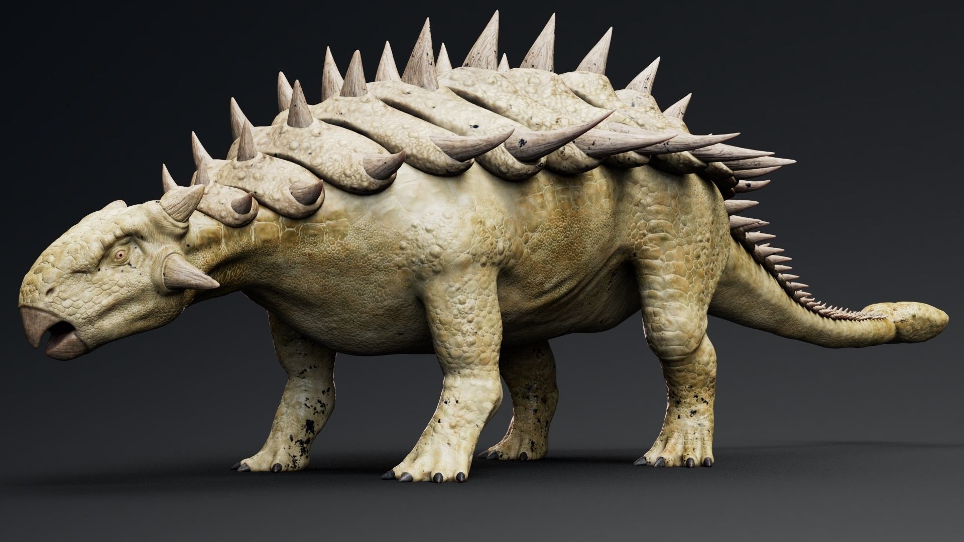 3D model Ankylosaurus Real Dinosaur Series - 101 Animations VR / AR ...