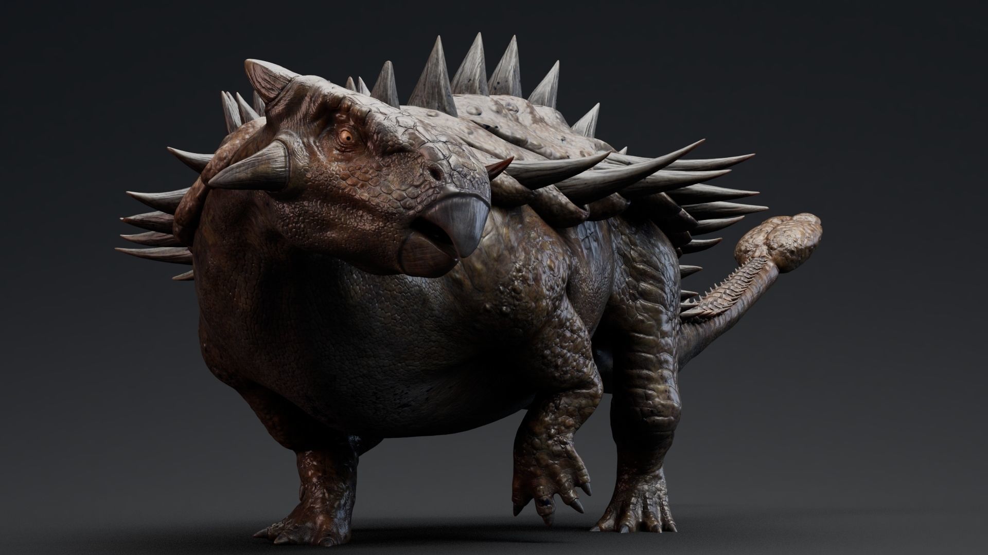 3D model Ankylosaurus Real Dinosaur Series - 101 Animations VR / AR ...