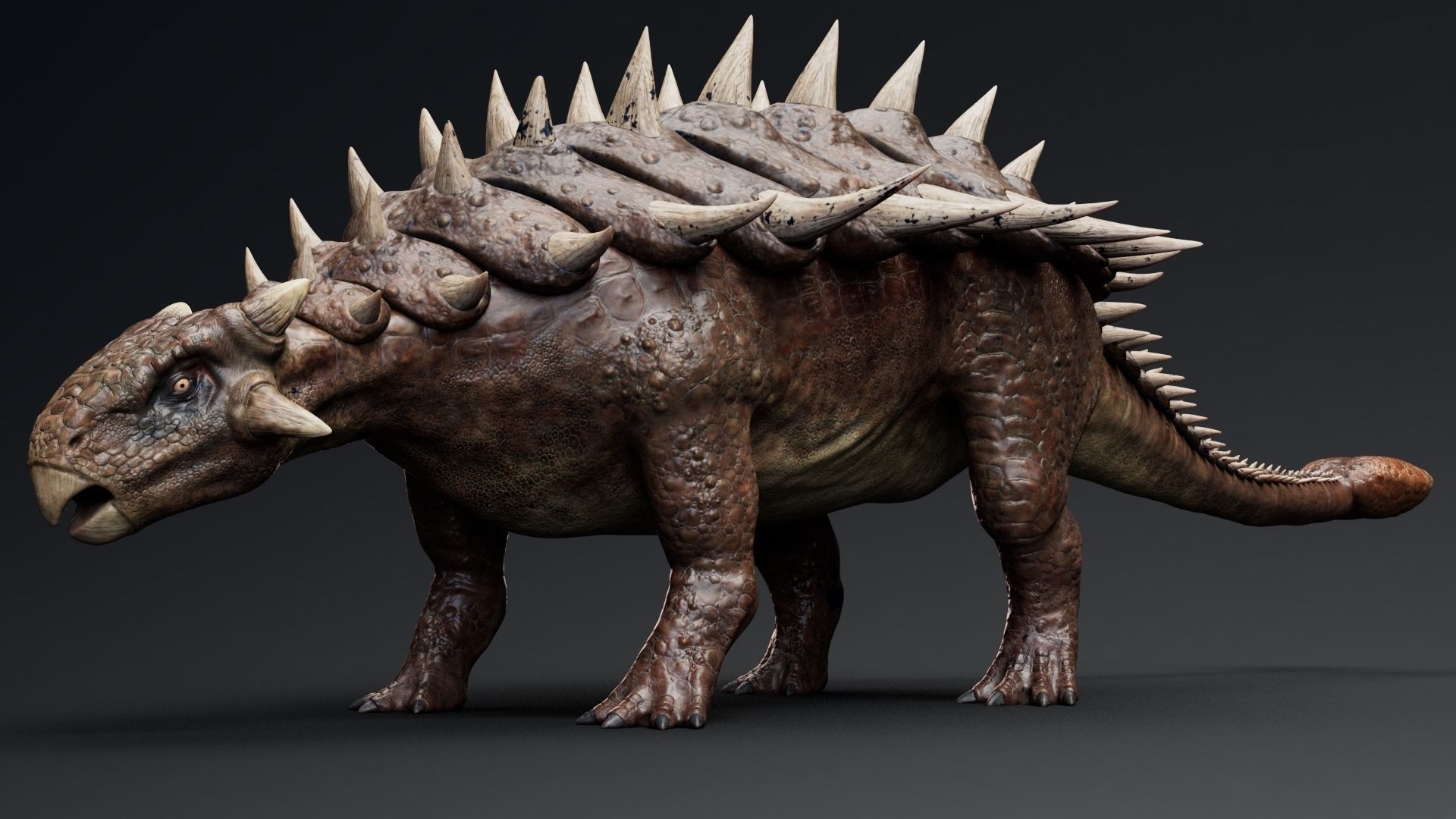 3D model Ankylosaurus Real Dinosaur Series - 101 Animations VR / AR ...