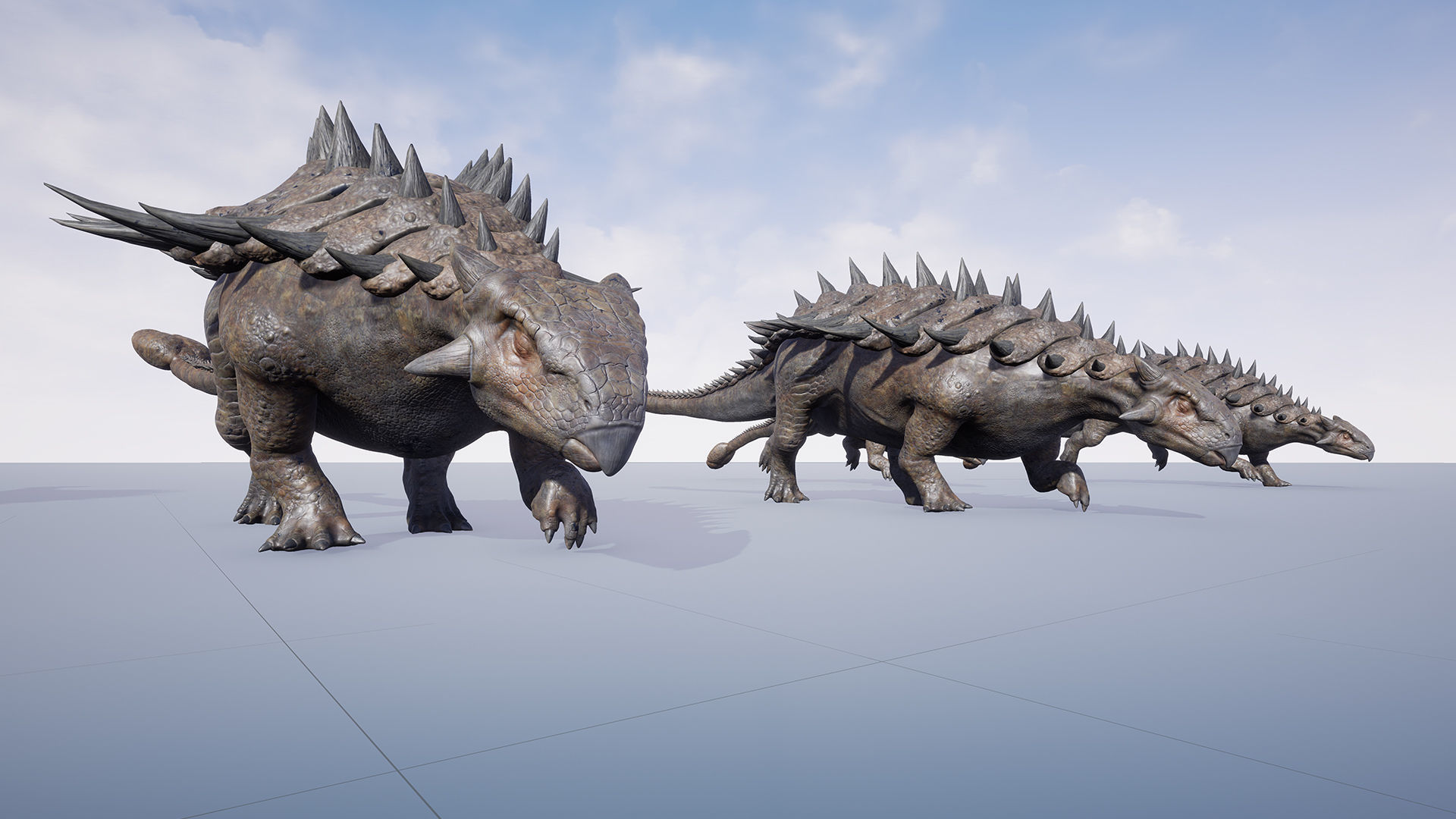 3D model Ankylosaurus Real Dinosaur Series - 101 Animations VR / AR ...
