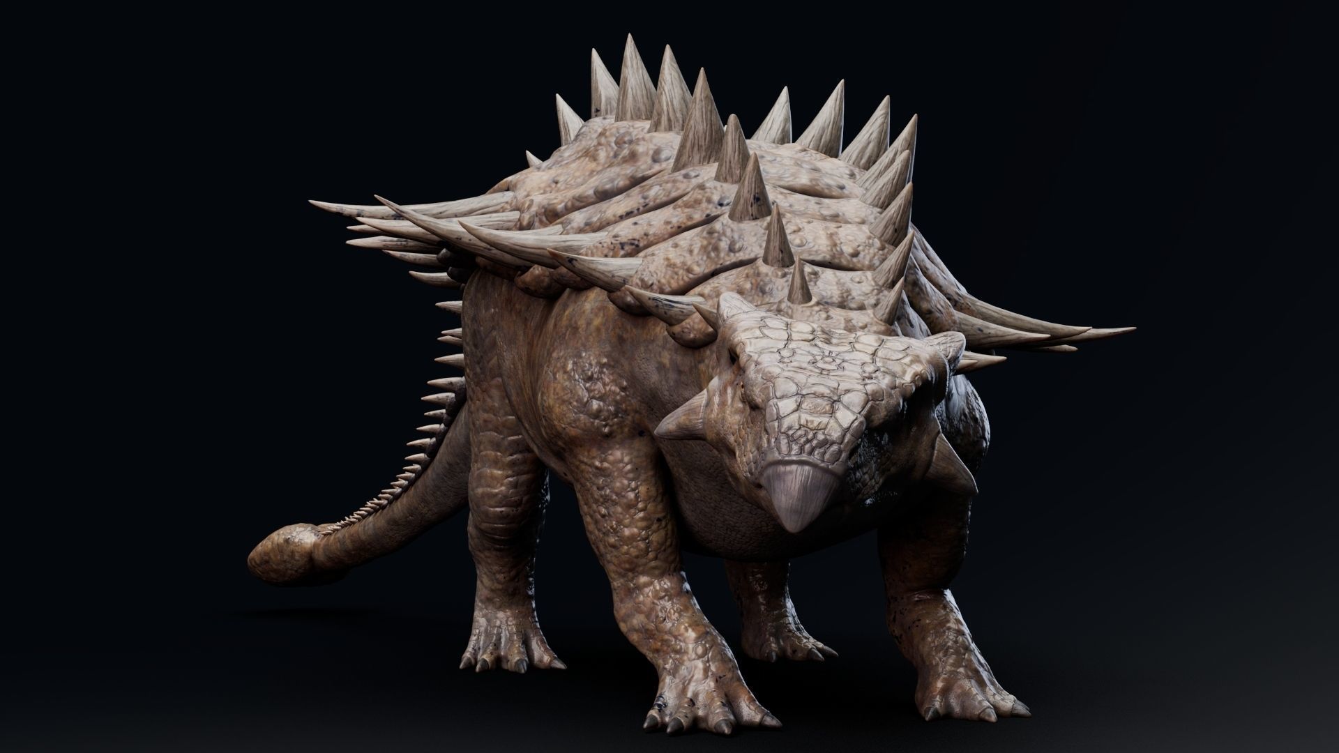 3D model Ankylosaurus Real Dinosaur Series - 101 Animations VR / AR ...
