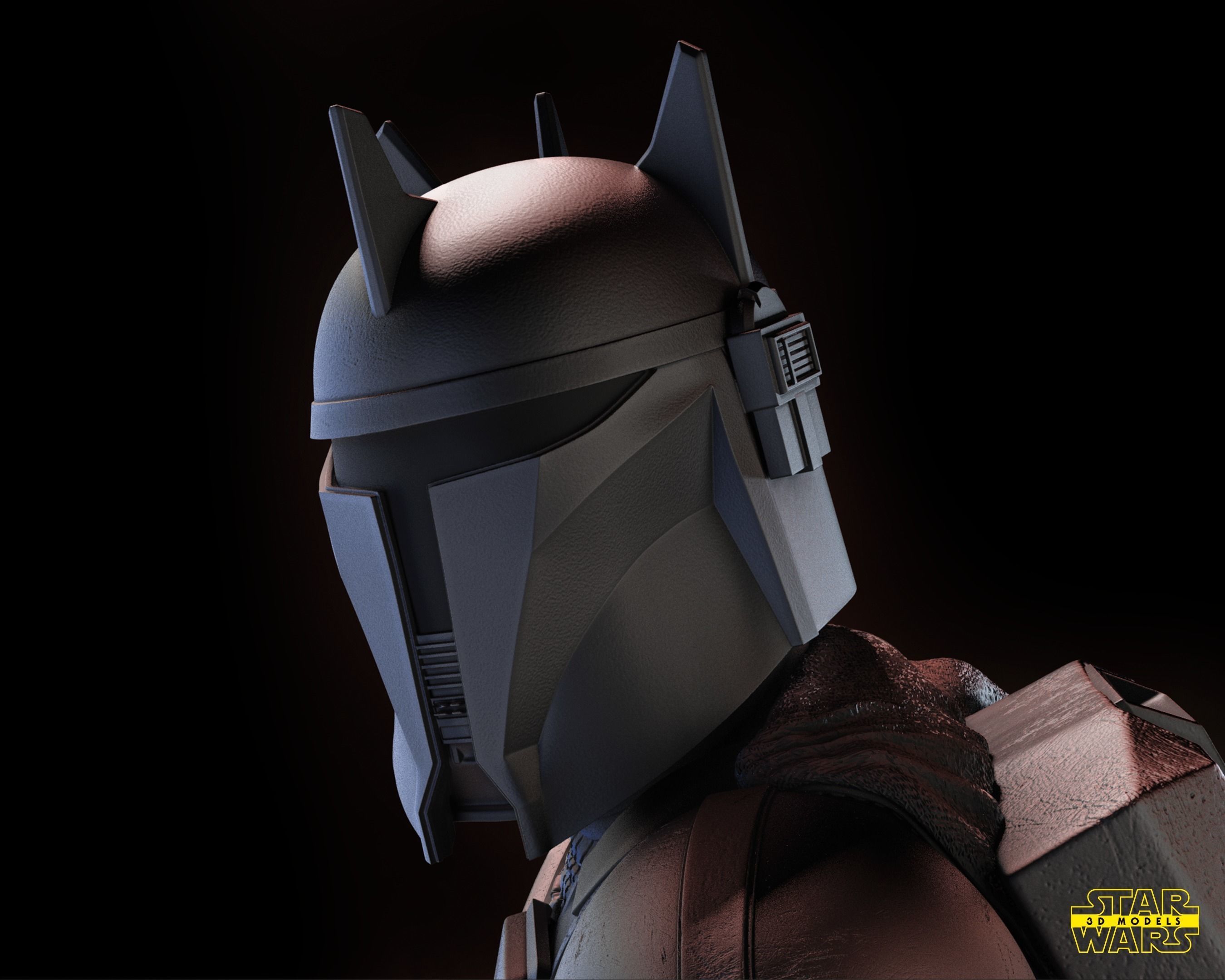 Moff Gideon Sculpture Star Wars 3D Models Ready for 3D printing 3D ...