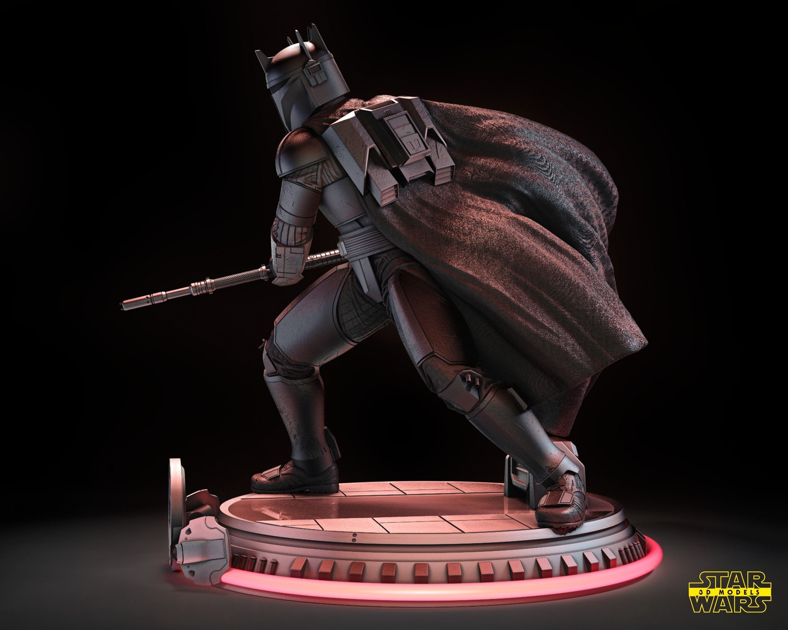 Moff Gideon Sculpture Star Wars 3D Models Ready for 3D printing 3D ...