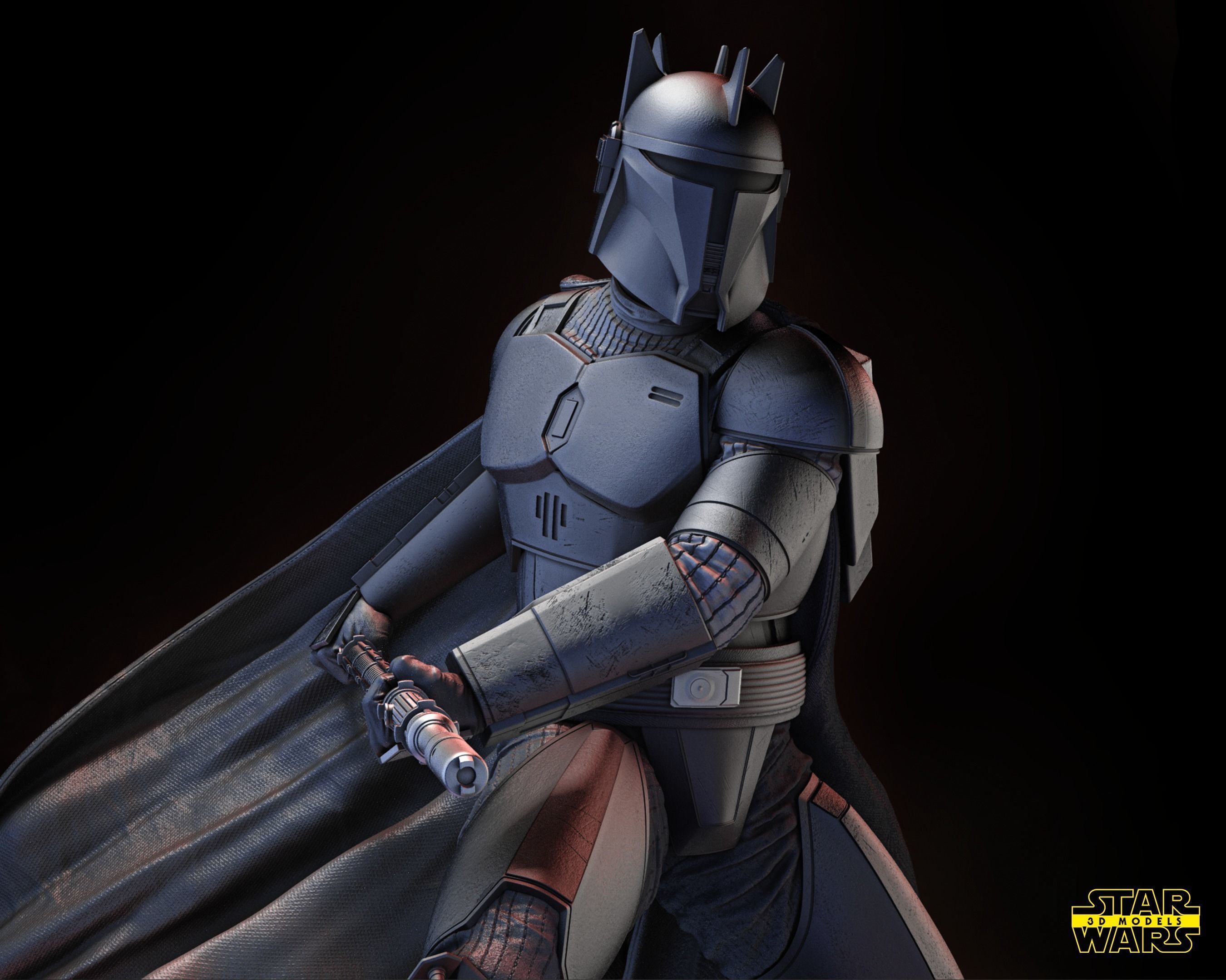 Moff Gideon Sculpture Star Wars 3D Models Ready for 3D printing 3D ...