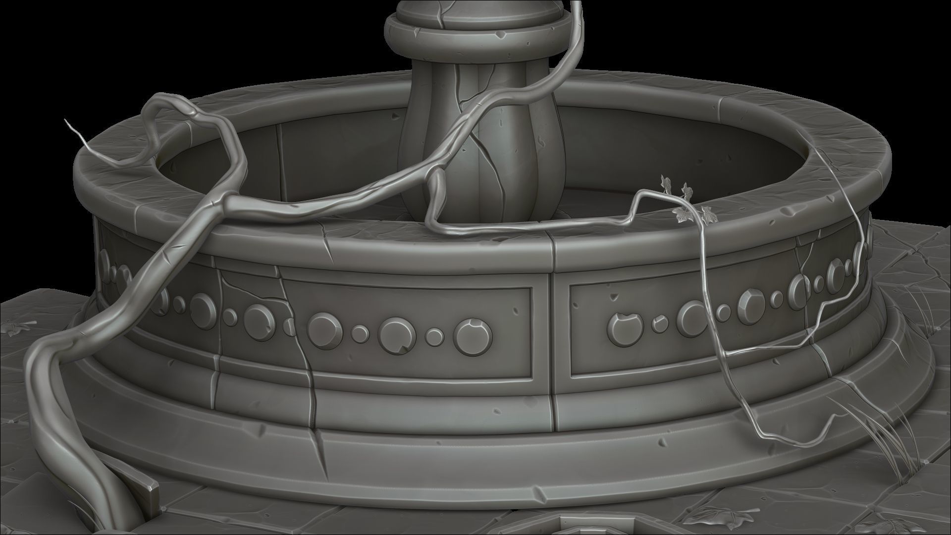 Stylized park 3D model | CGTrader