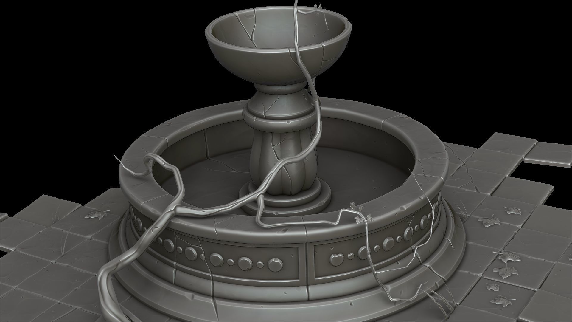 Stylized park 3D model | CGTrader