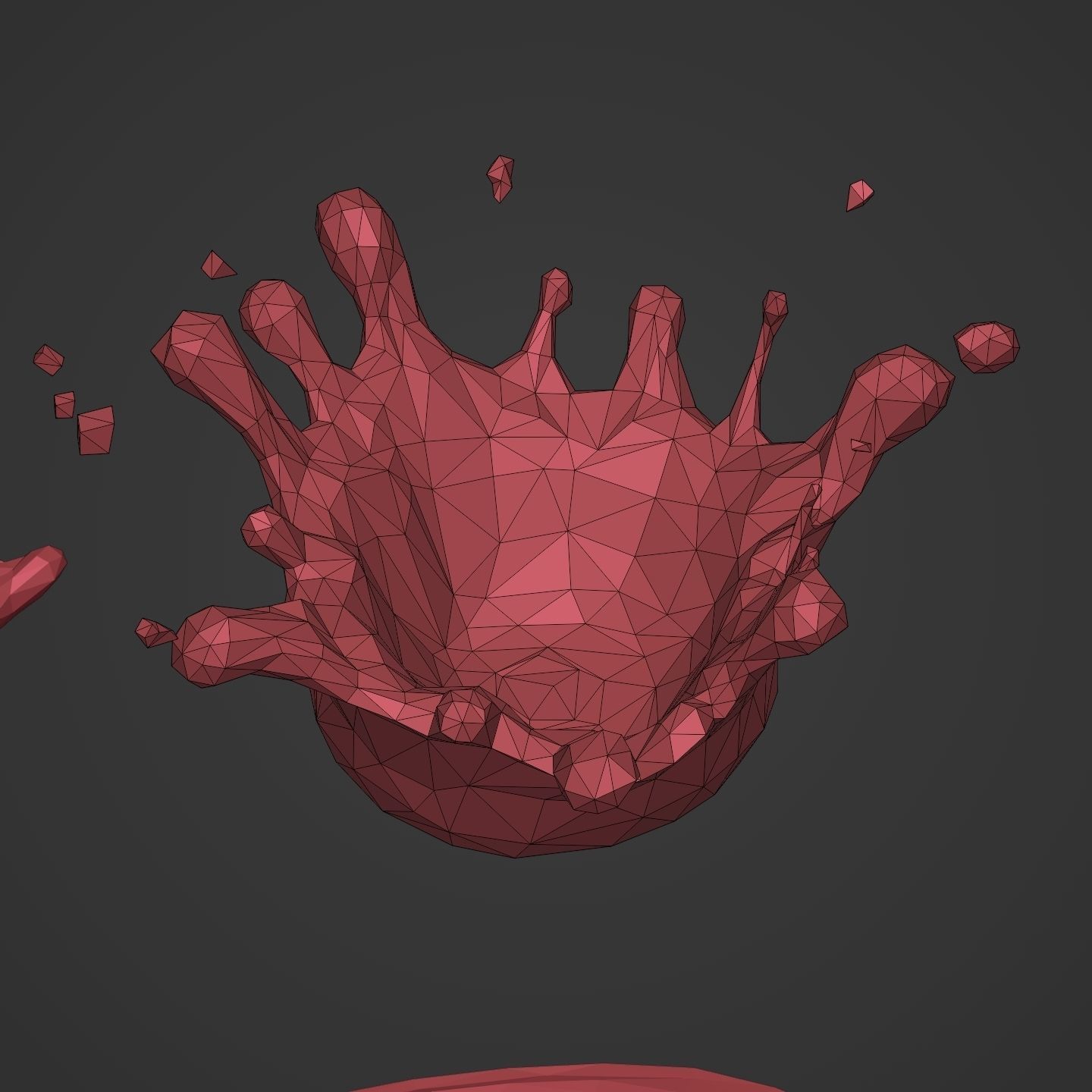 3D model Polygonal Splash Pack VR / AR / low-poly | CGTrader