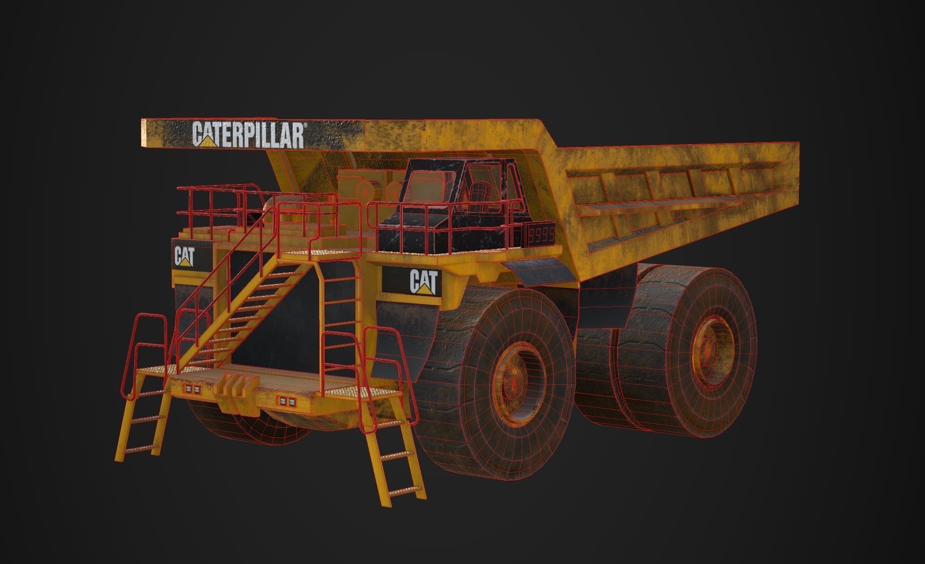 3D model CATERPILLAR 785D VR / AR / low-poly | CGTrader