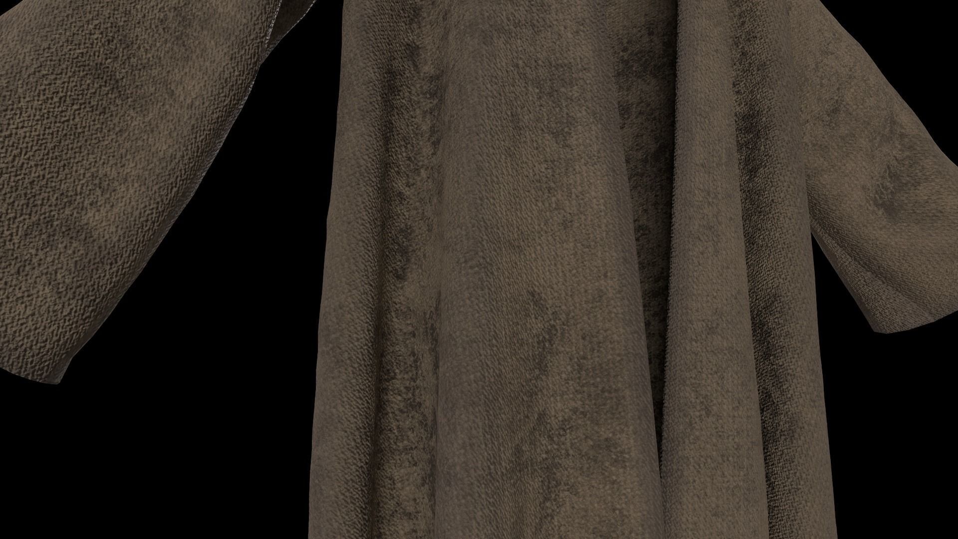 3D model old dirty damaged simple coat VR / AR / low-poly | CGTrader