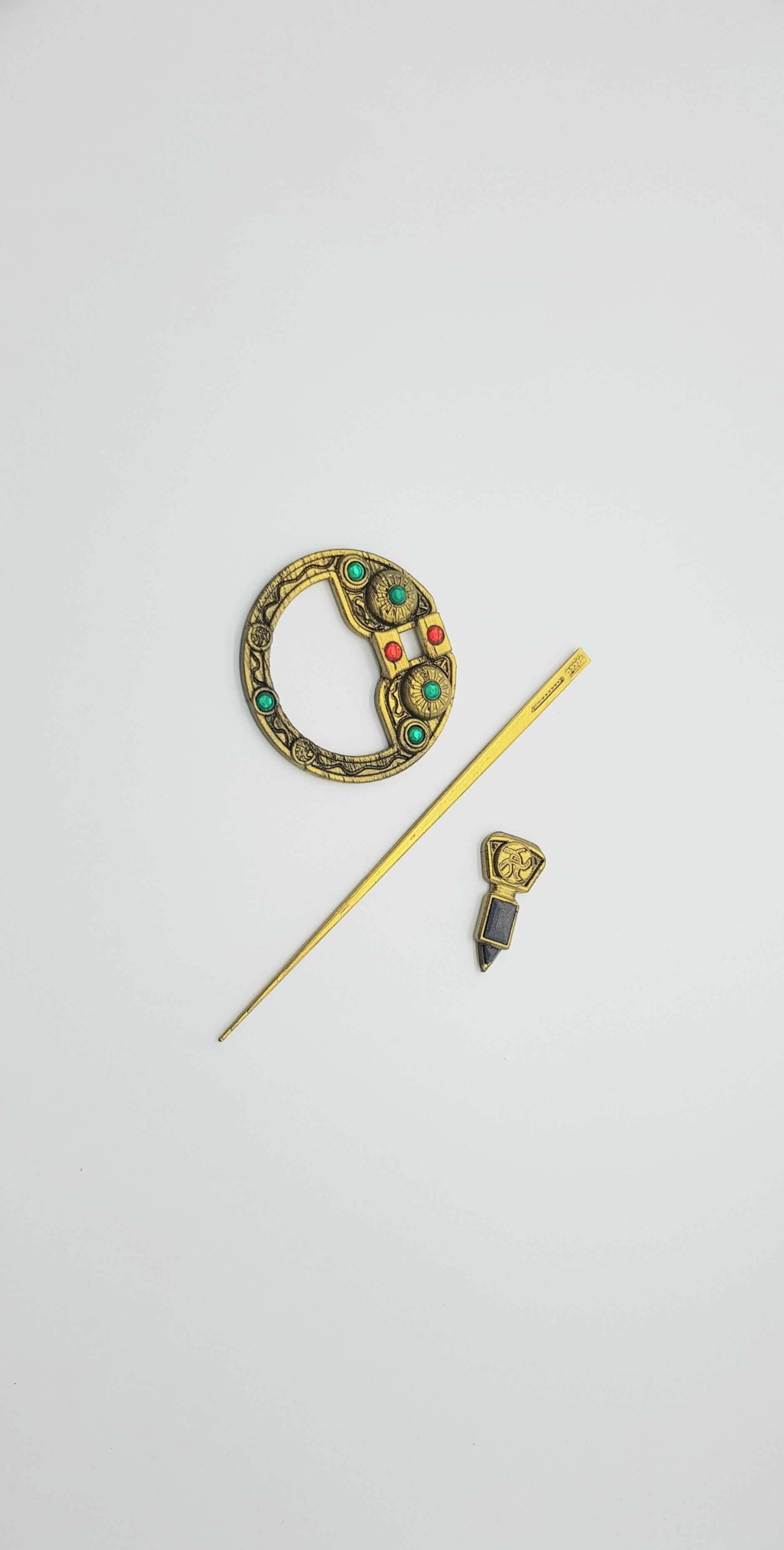 THE WITCHER STEEL SWORD RENFRI BROOCH and Scabbard BY CC3D 3D model 3D ...