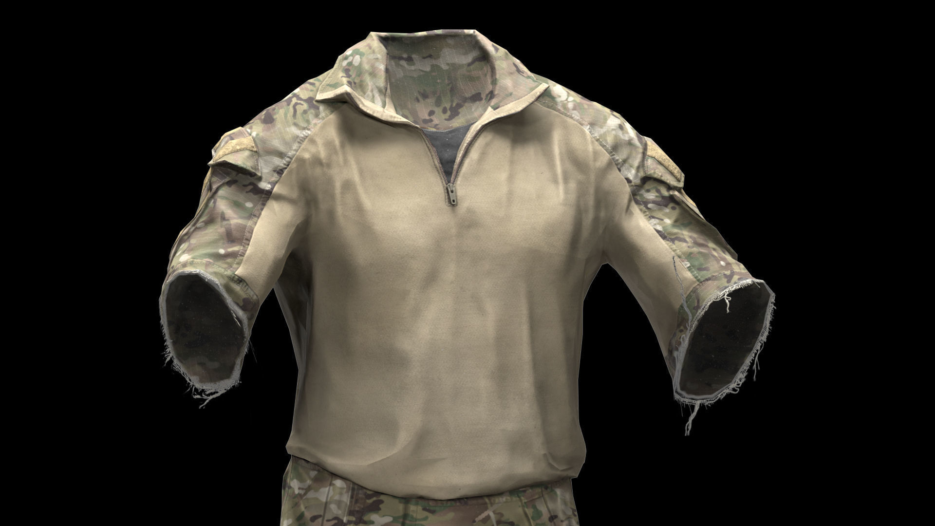 3D model CRYE PRECISION COMBAT UNIFORM VR / AR / low-poly | CGTrader