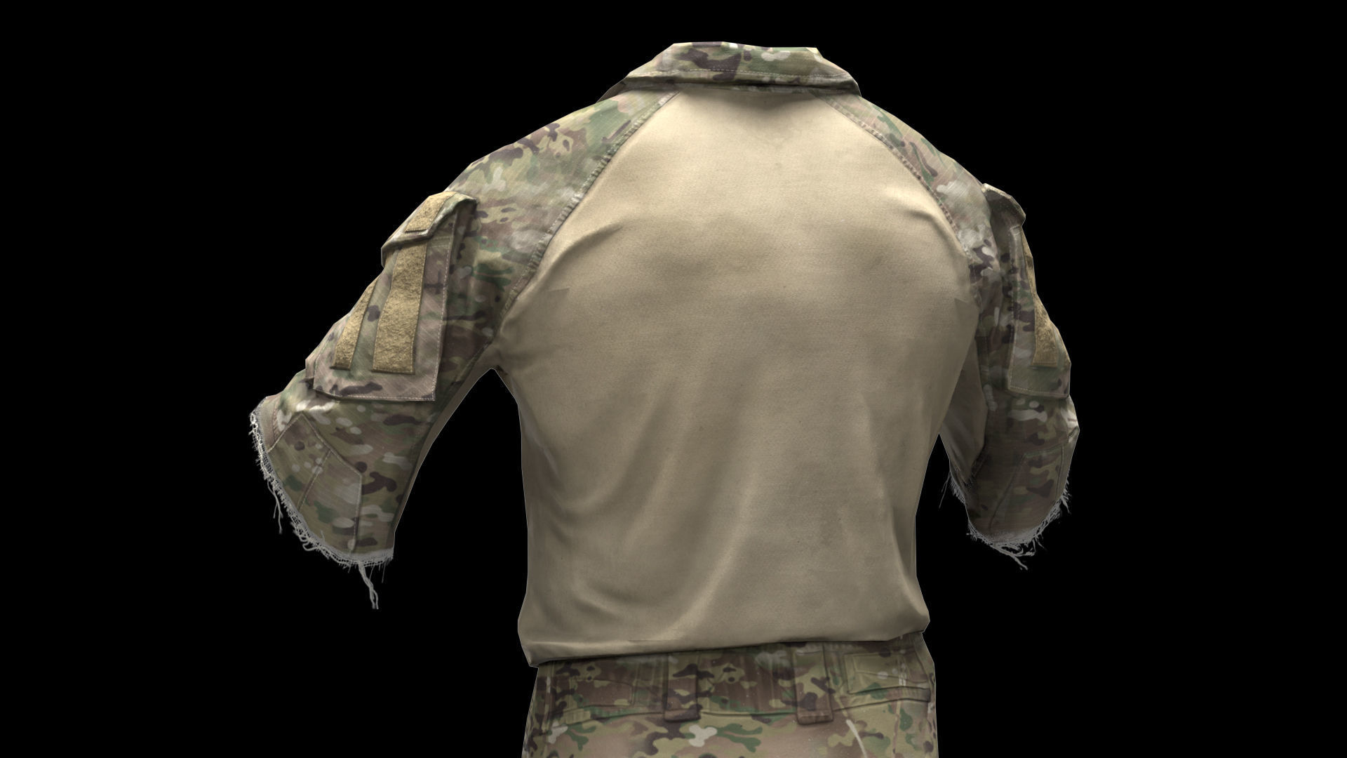 3D model CRYE PRECISION COMBAT UNIFORM VR / AR / low-poly | CGTrader