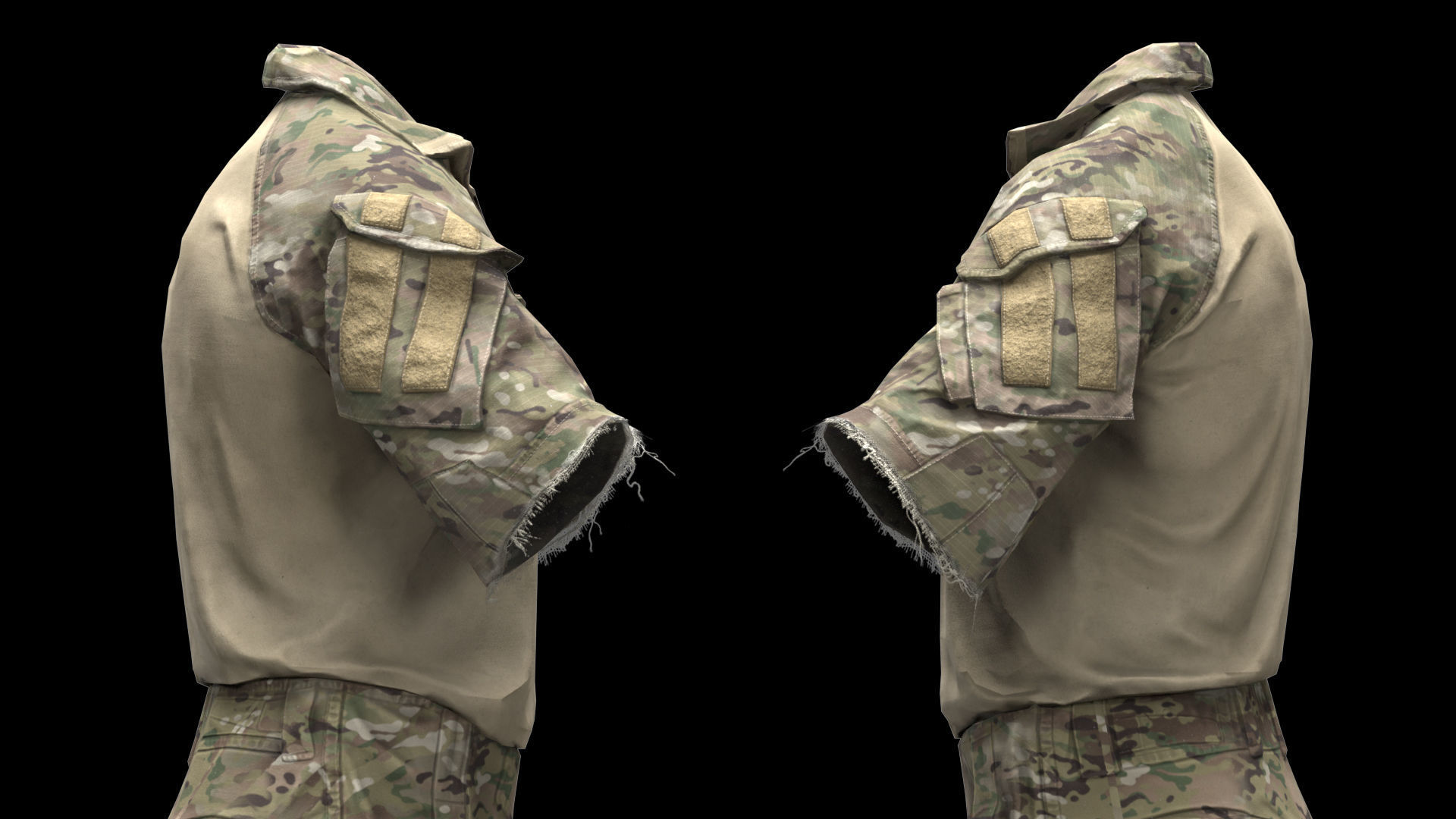 3D model CRYE PRECISION COMBAT UNIFORM VR / AR / low-poly | CGTrader
