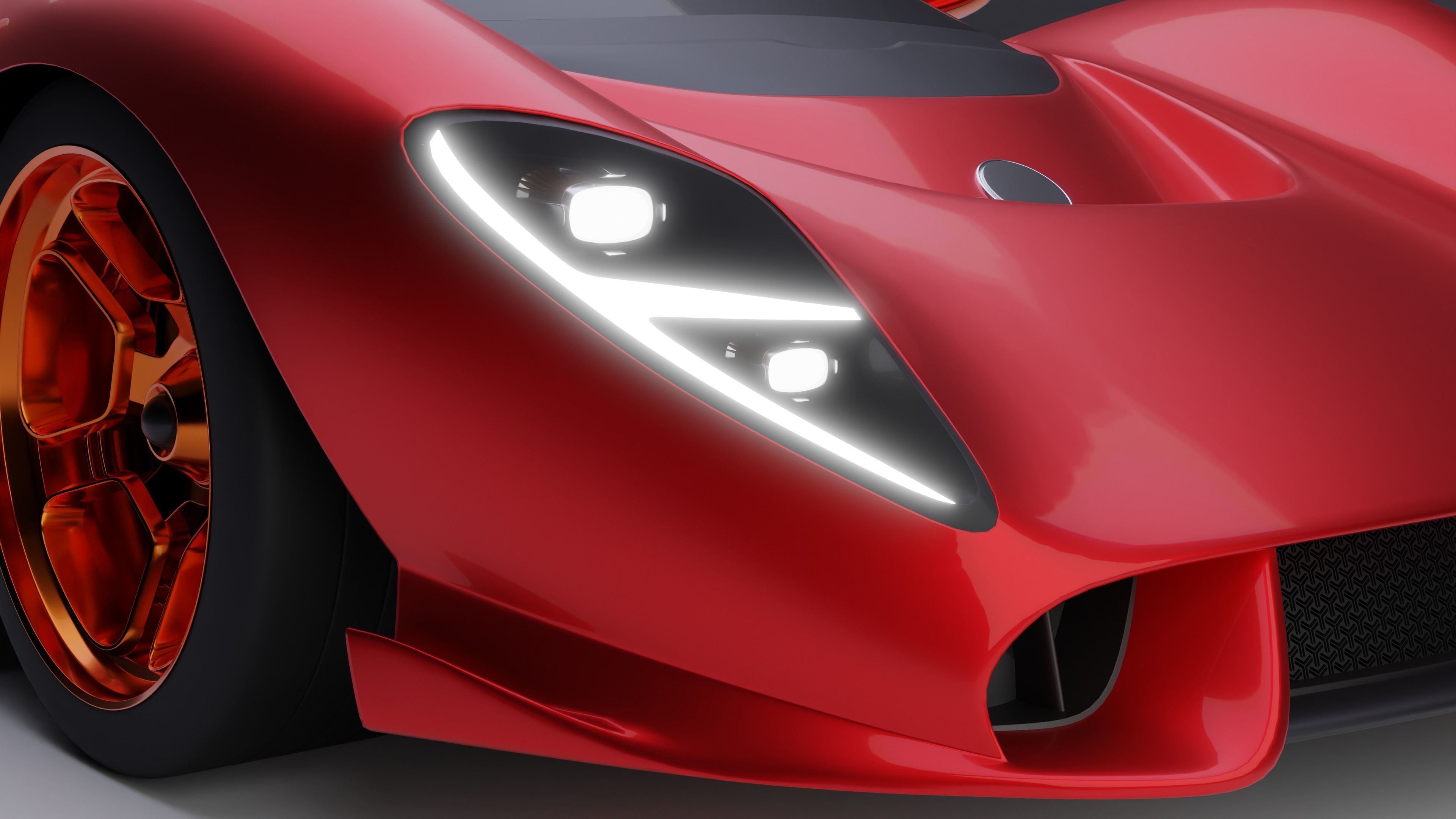 3D model DeTomaso P72 High Poly VR / AR / low-poly | CGTrader