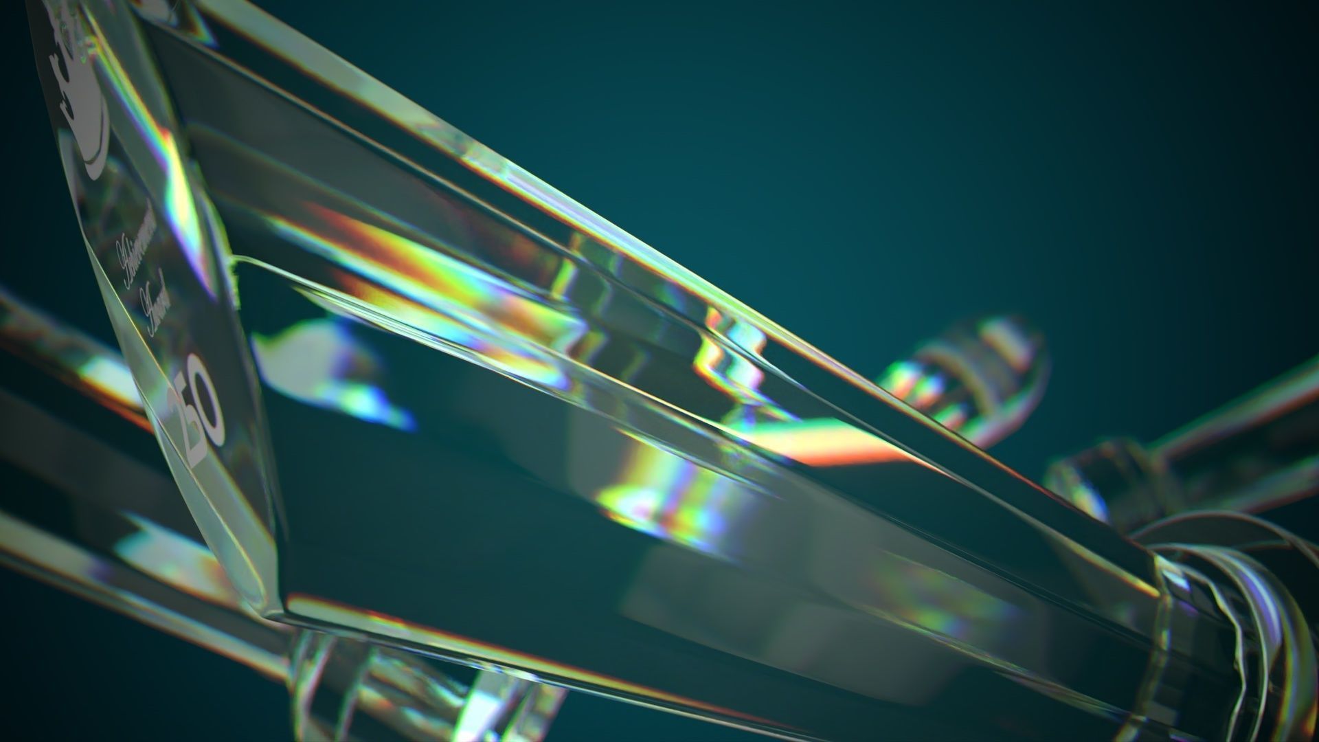 Glass award animation 3D model animated | CGTrader