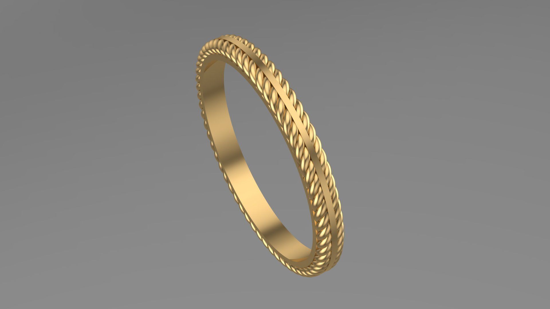 Plain gold ring 3d Printable Model 3D model 3D printable | CGTrader